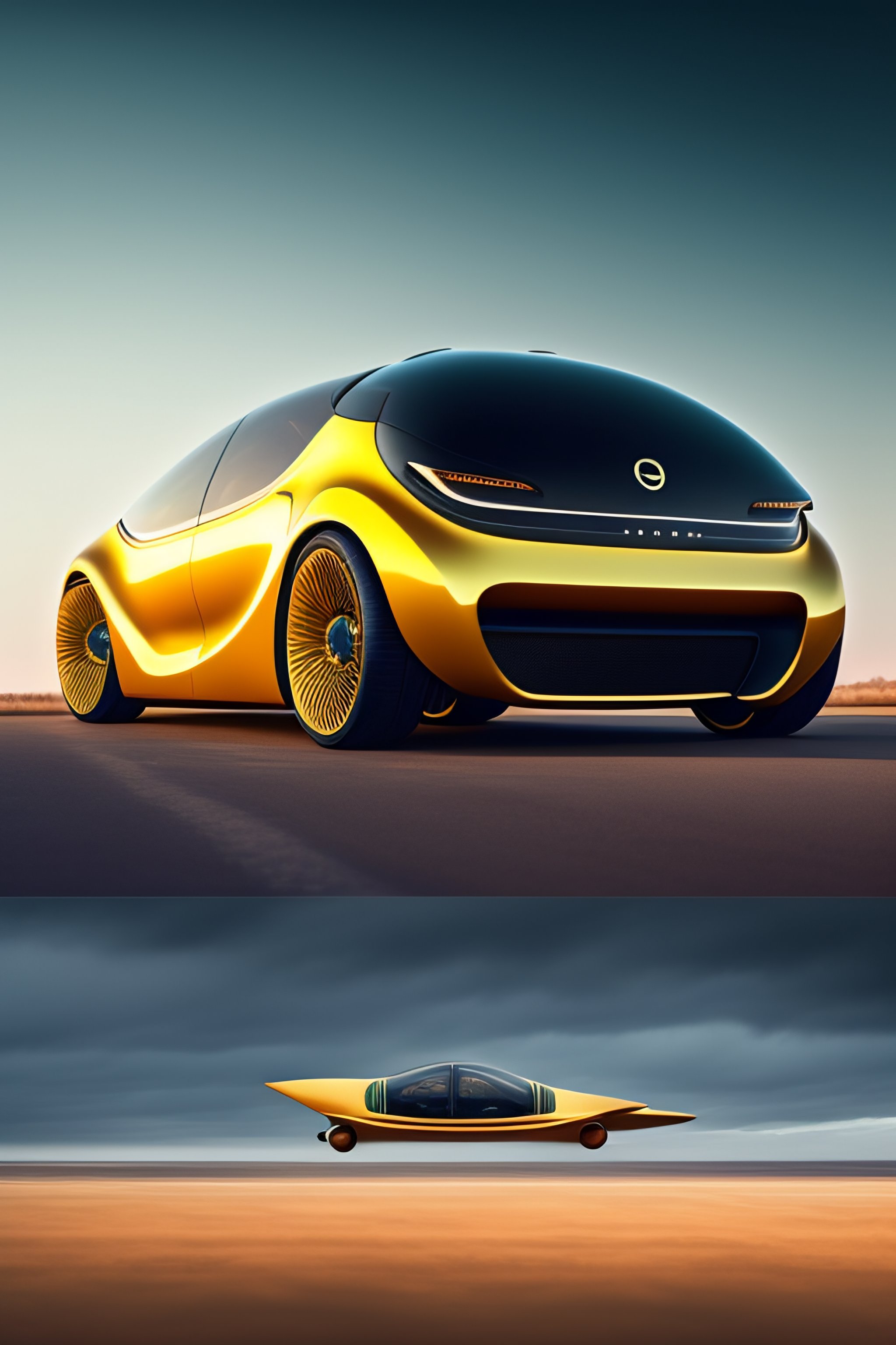 Lexica - A car from the distant future that has the ability to fly