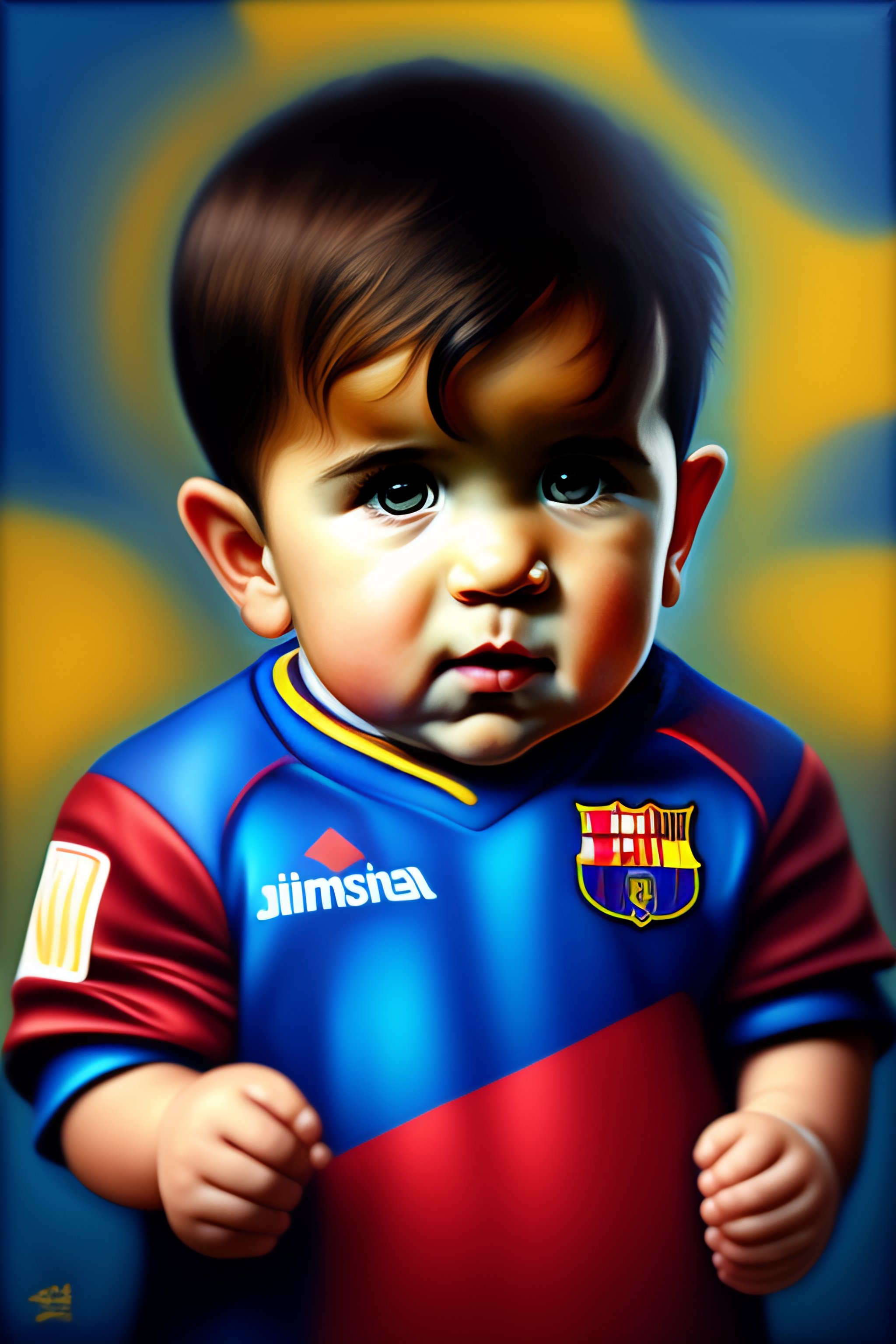Lionel Messi As A Baby Messi Inter Miami Newborn Baby Jersey Lionel