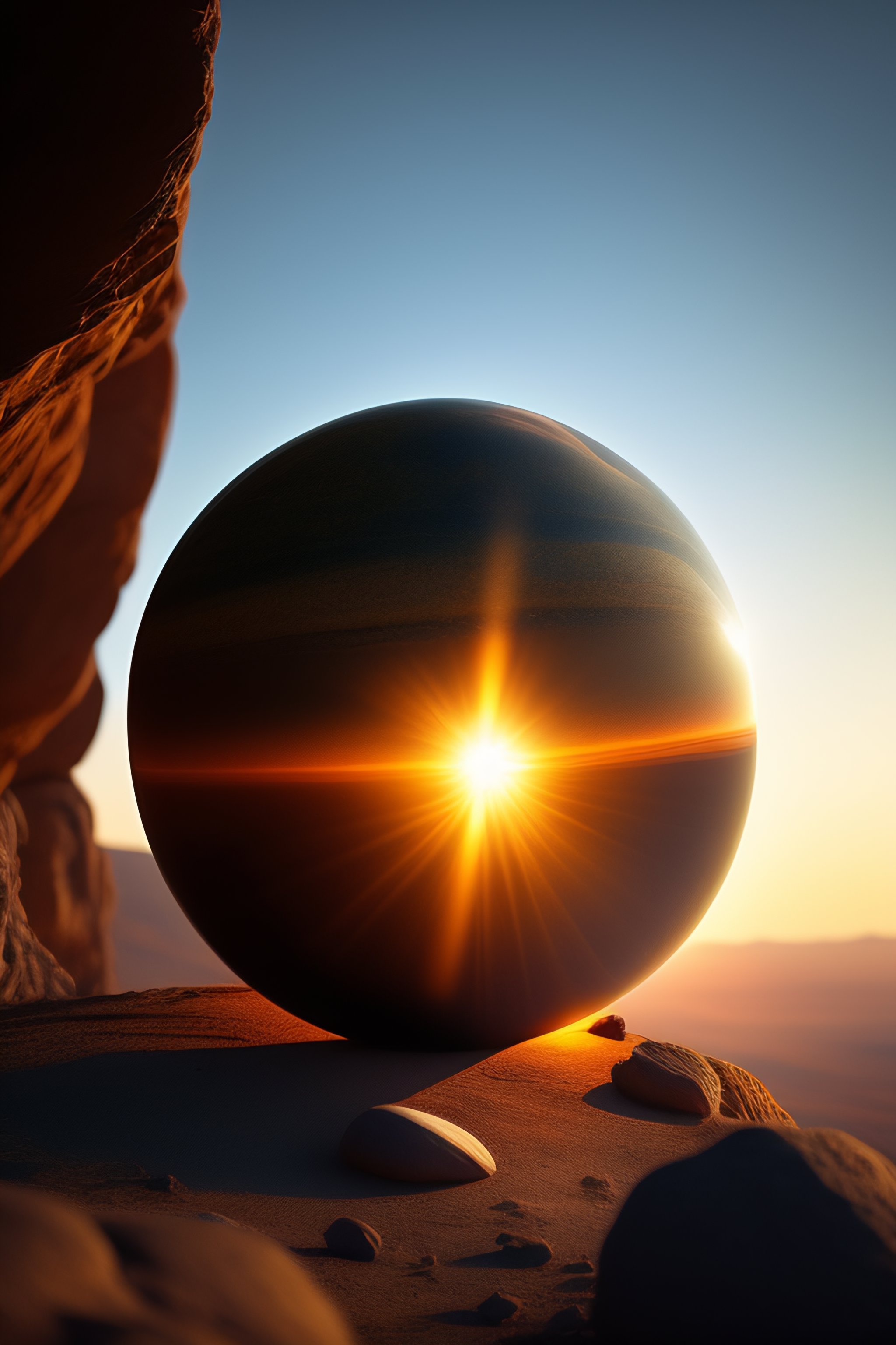 Lexica - A stone claw holding a sphere of bright light