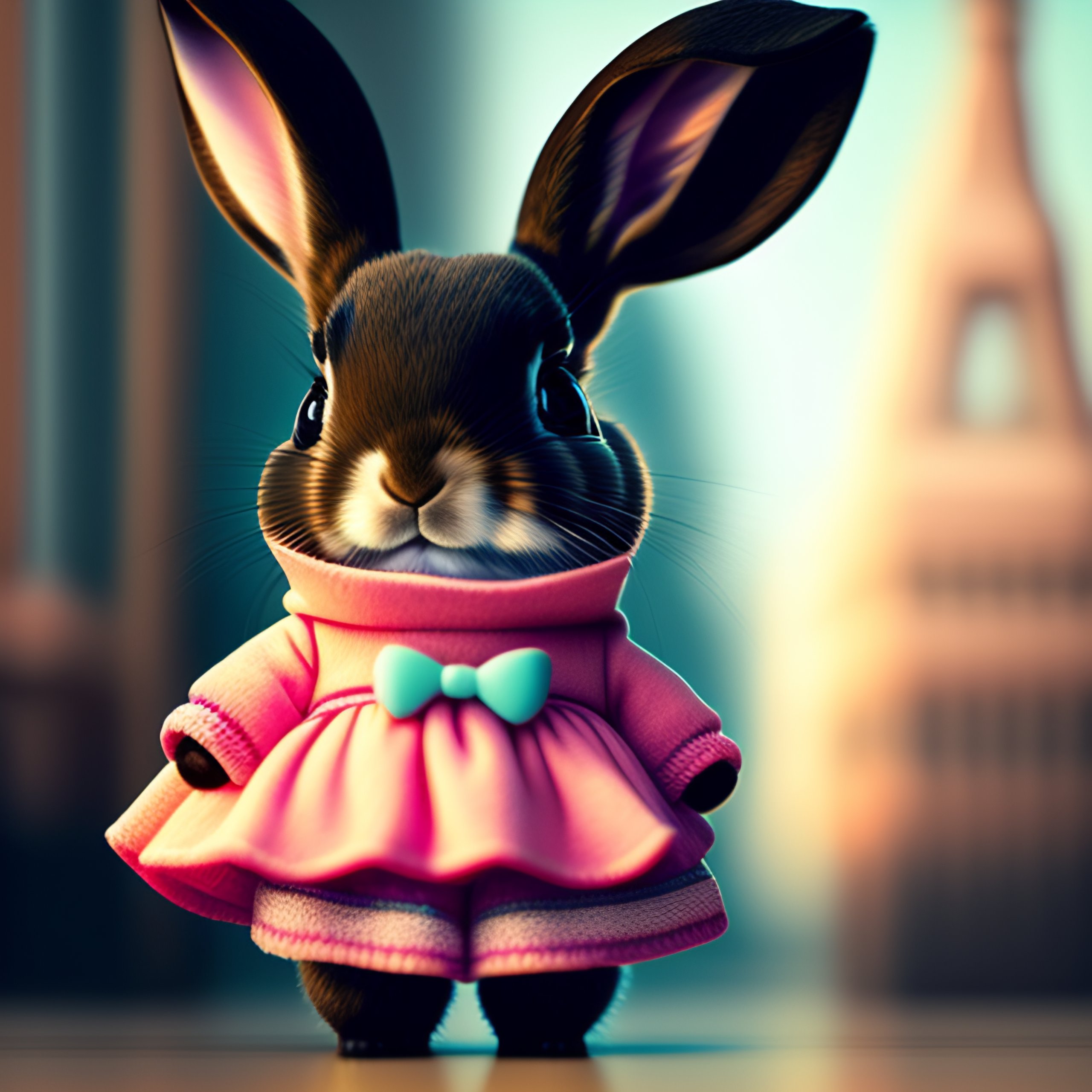 Lexica - Kawaii cute fashionista rabbit