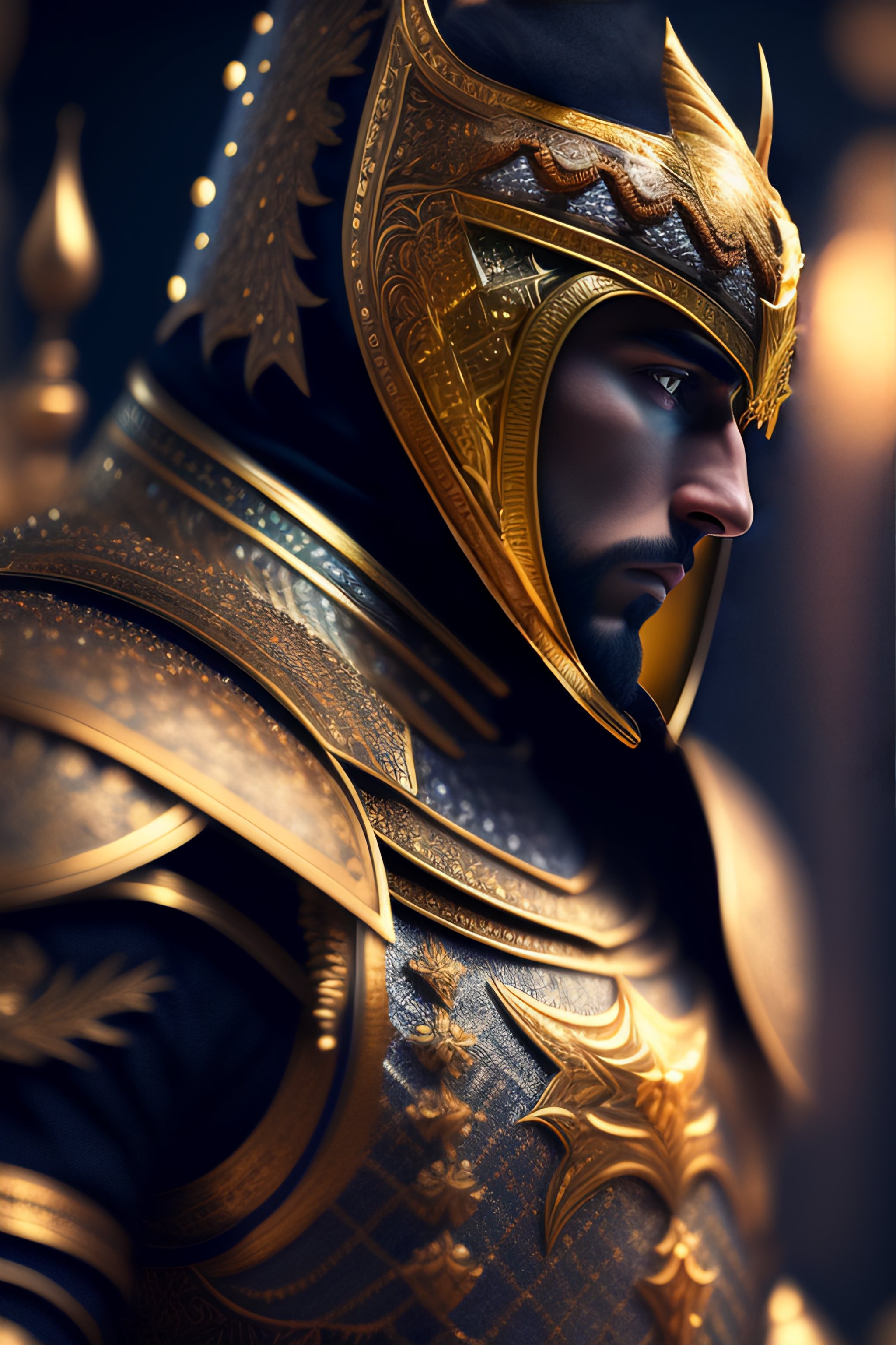 Lexica - Knights of calendar wearing highly detailed intricate armor ...