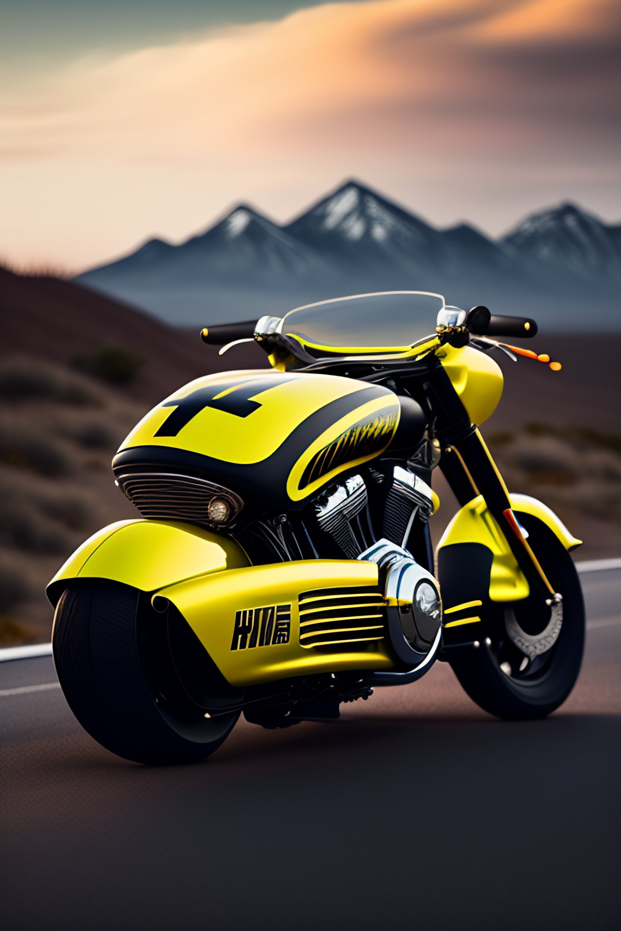 Lexica - Motorcycle ridden by hulk hogan