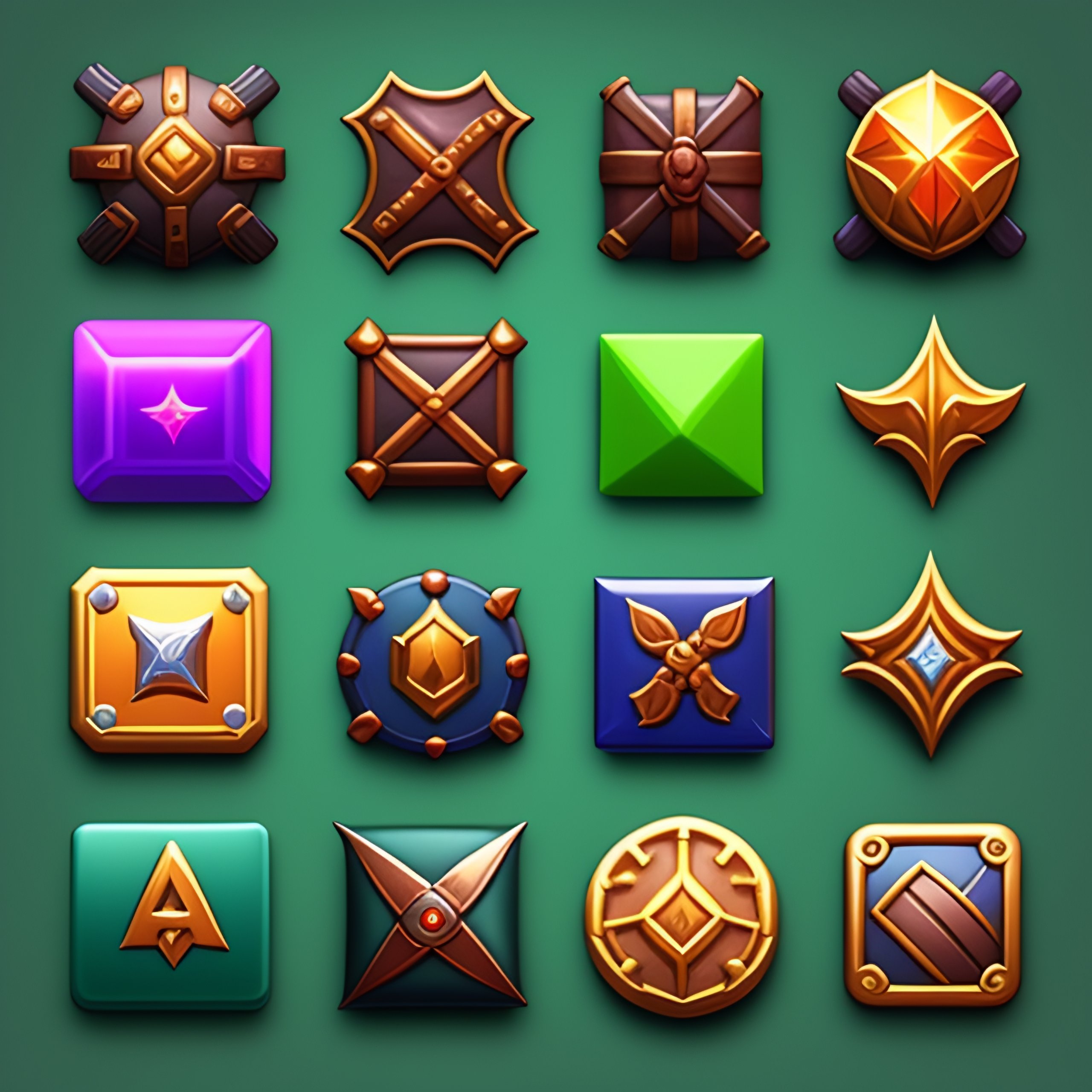 Lexica - Stylized RPG game icons skill