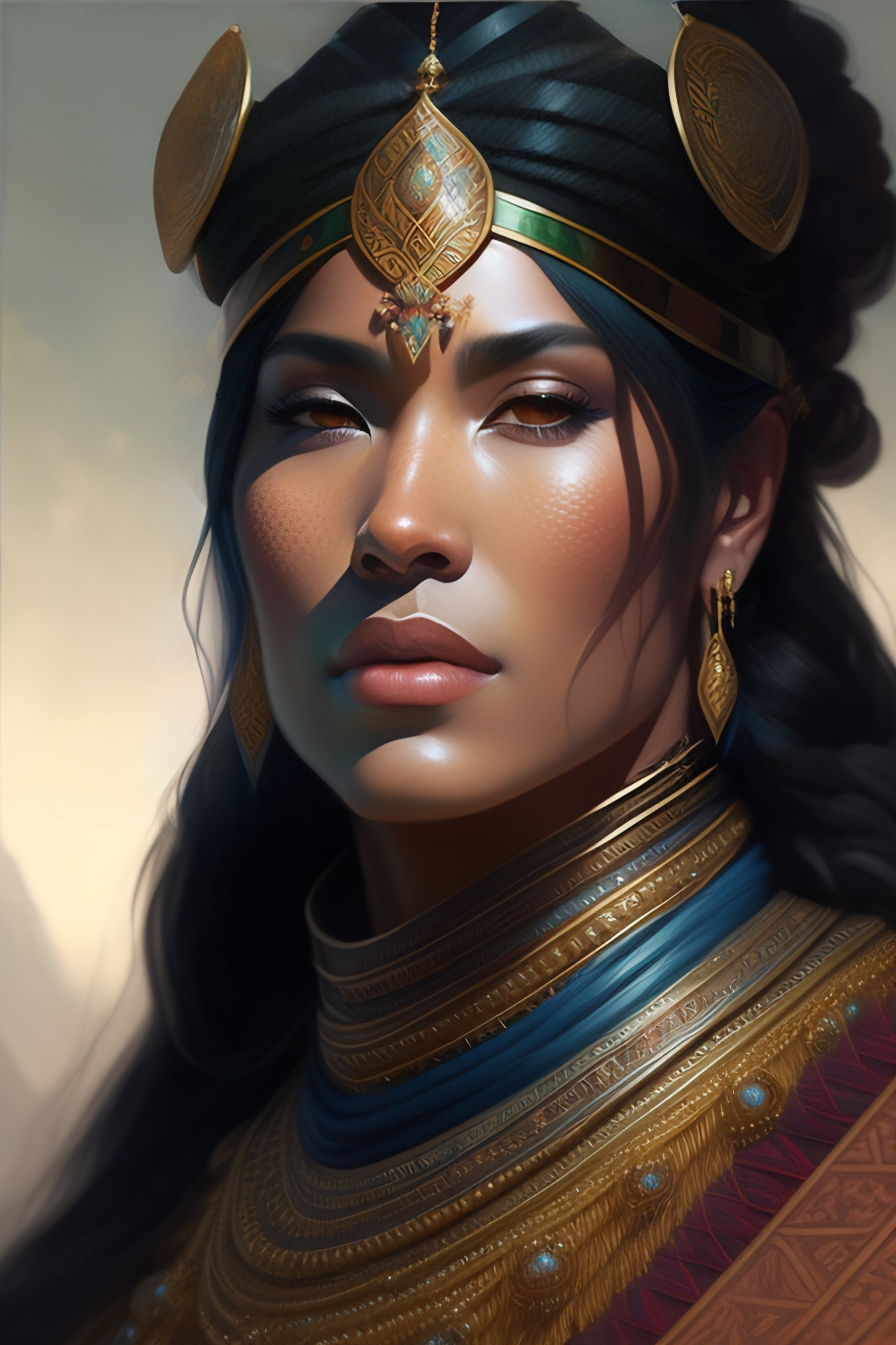 Lexica - A full portrait of MAORI KING, intricate, highly detailed ...