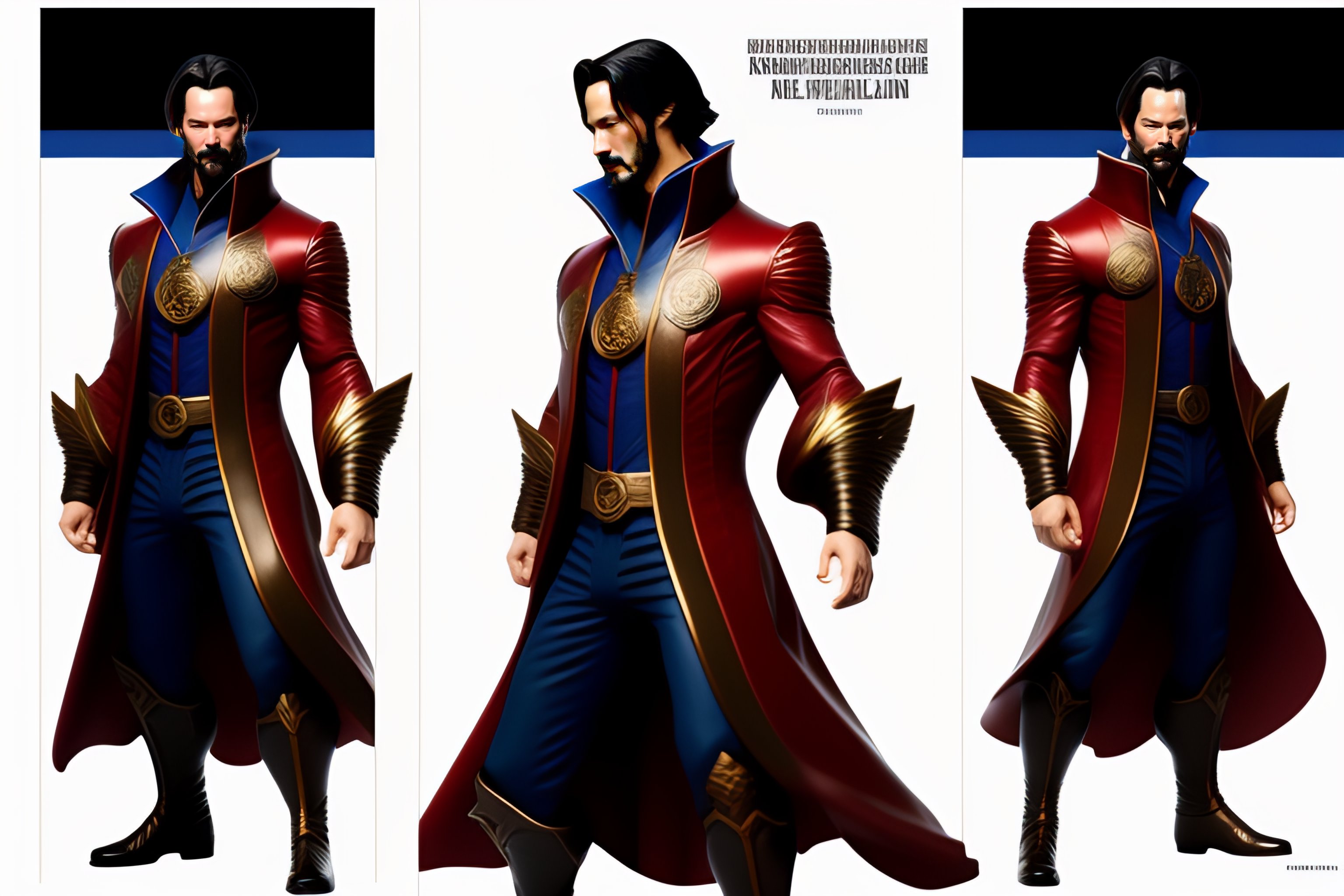 Lexica - Keanu reeves as Dr strange full body inage