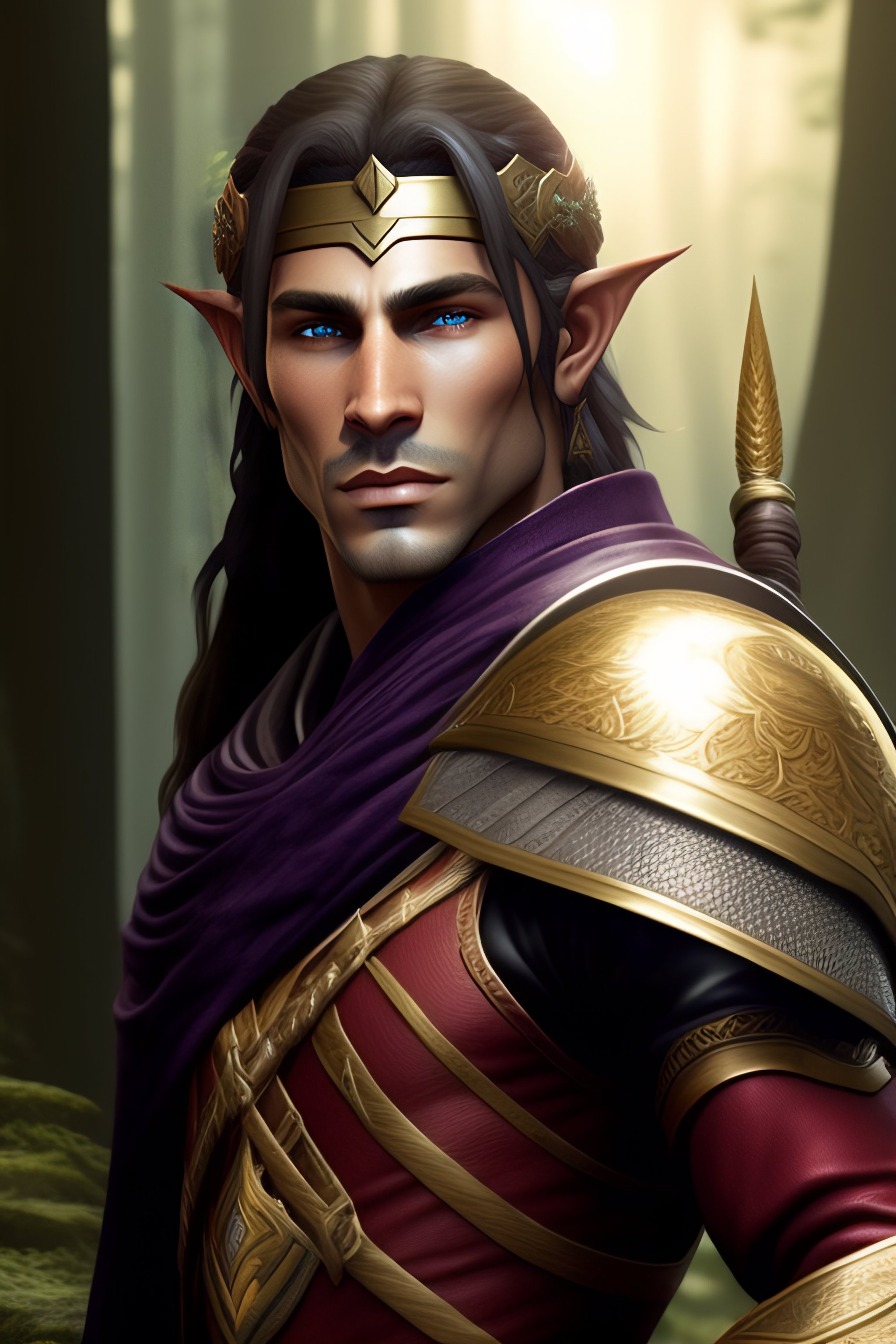 Lexica - Half-elf male ranger