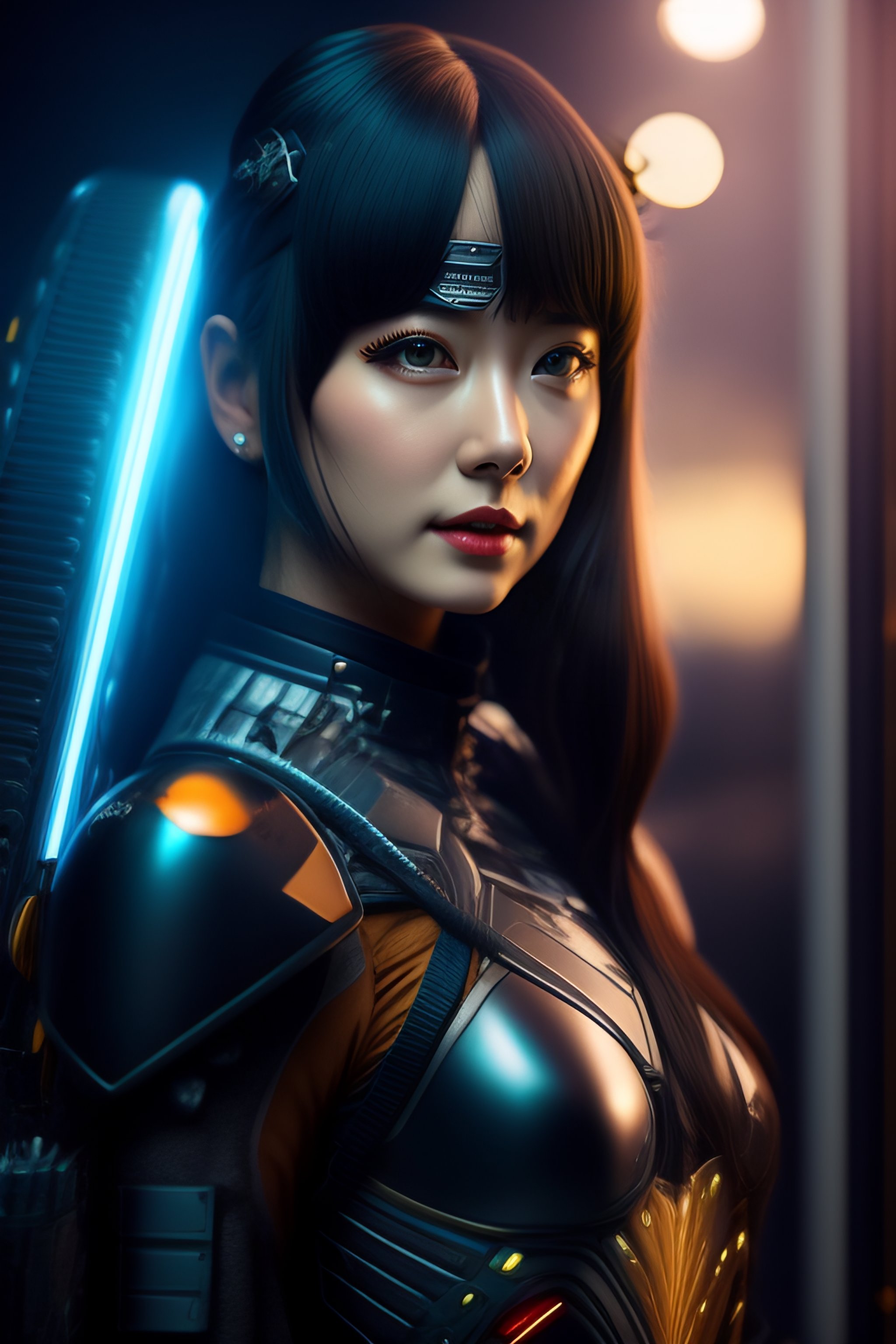 Lexica - Photoreal, cosplay, Cosplayer, cyber punk, Kanna Hashimoto ...