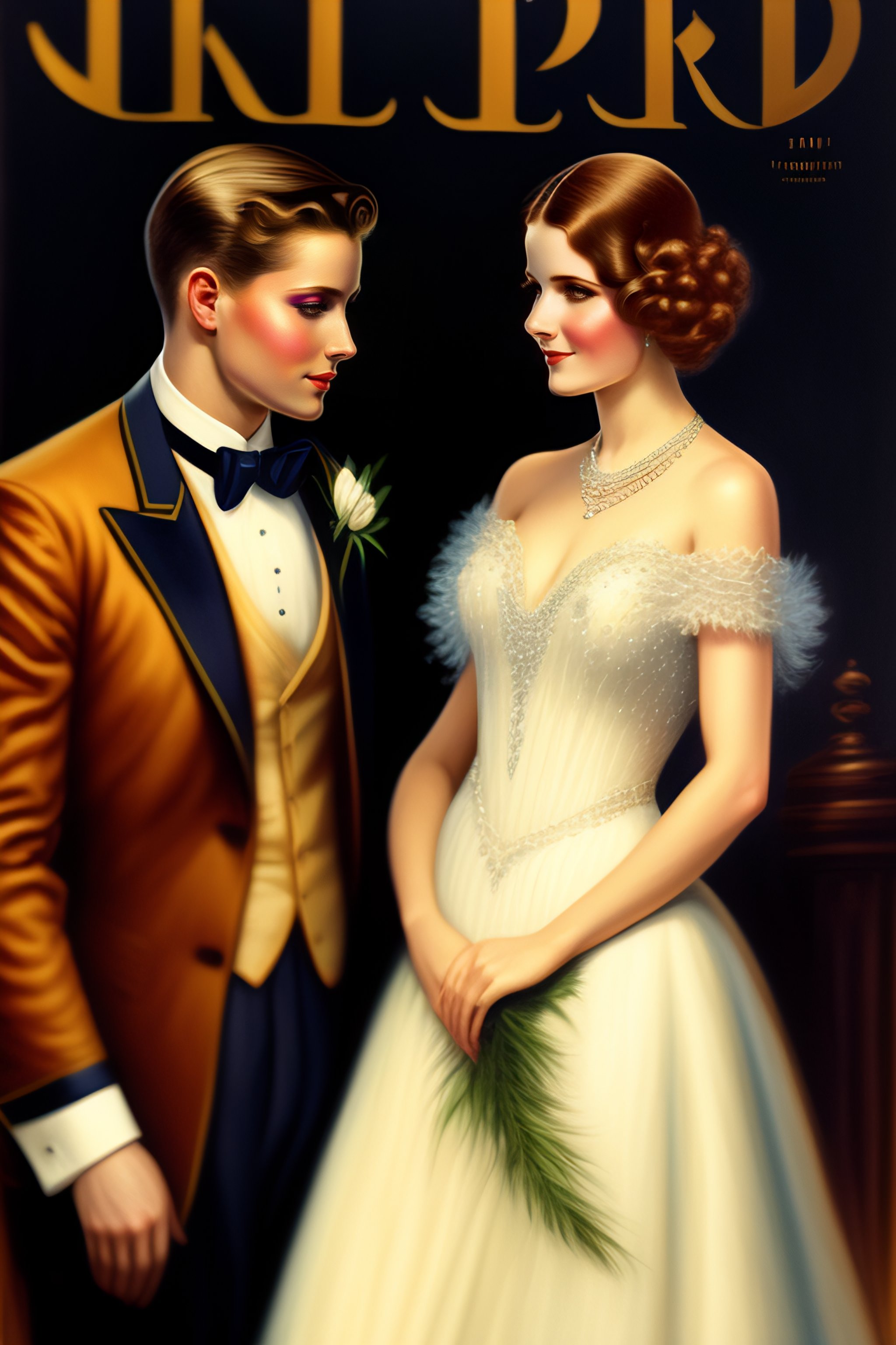 Lexica - Prom in 1920 drawing style