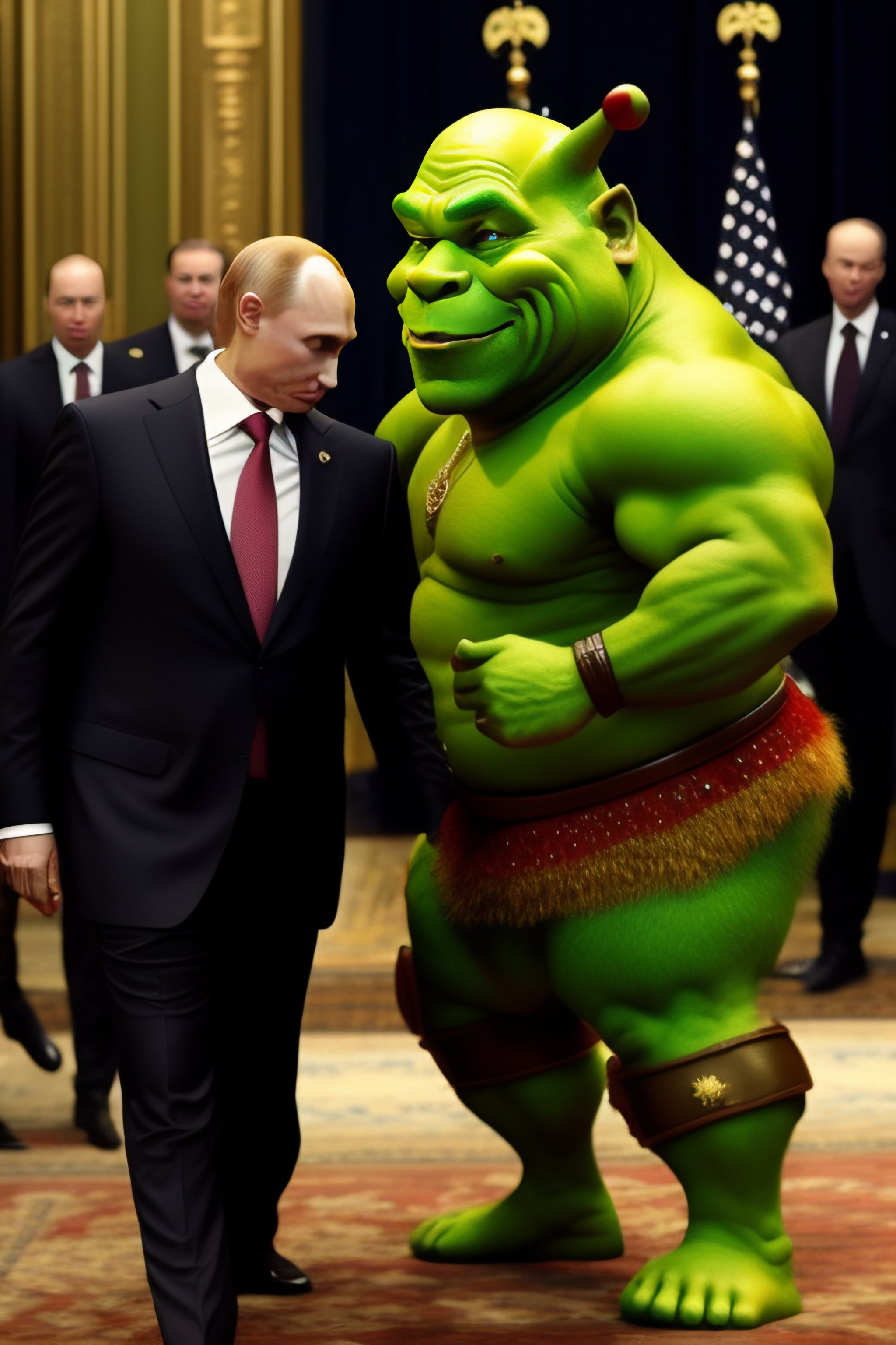 Lexica - Shrek, putin, dancing