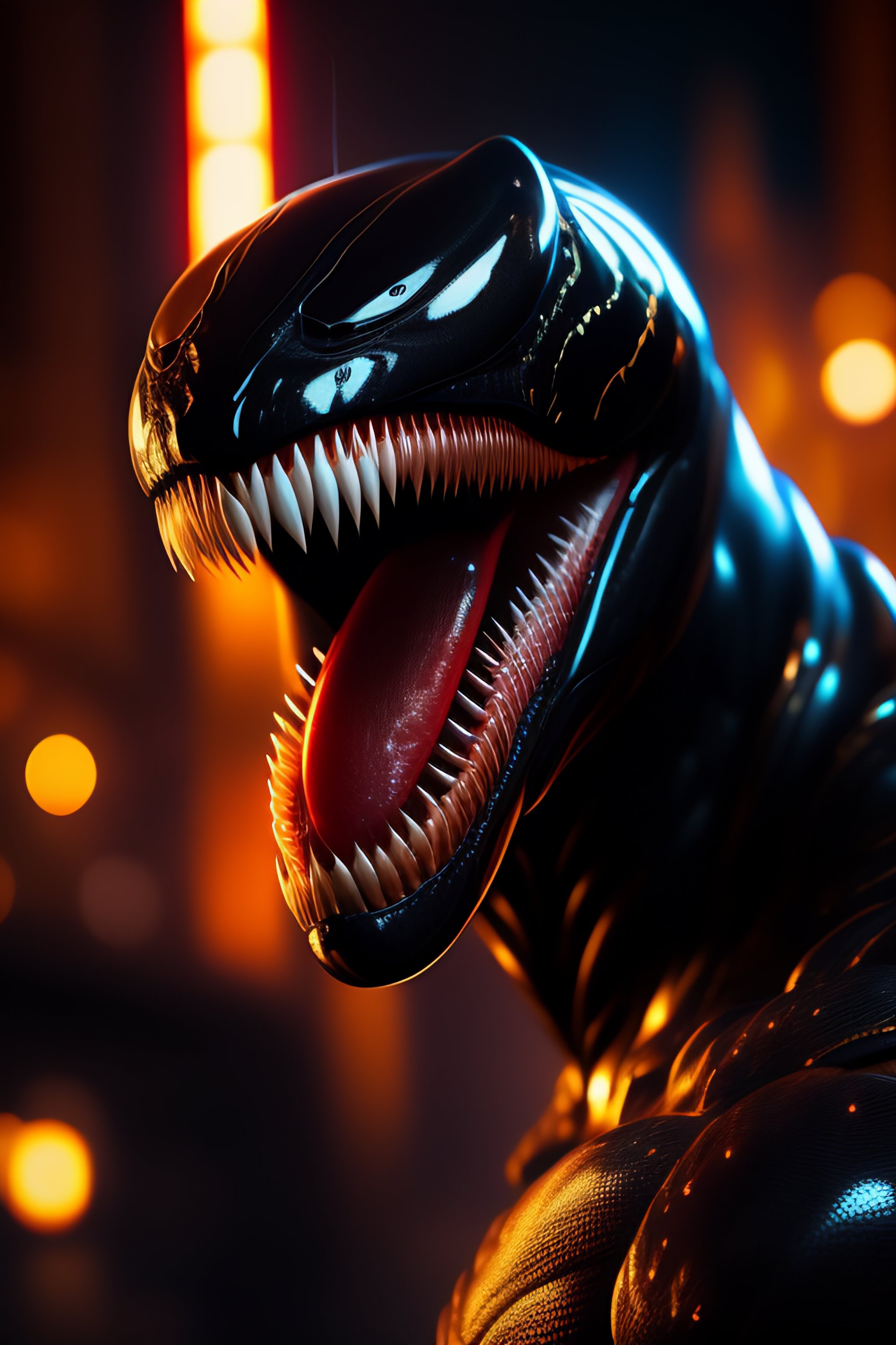 Lexica - Venom, cinematic composition, dramatic pose, beautifull ...
