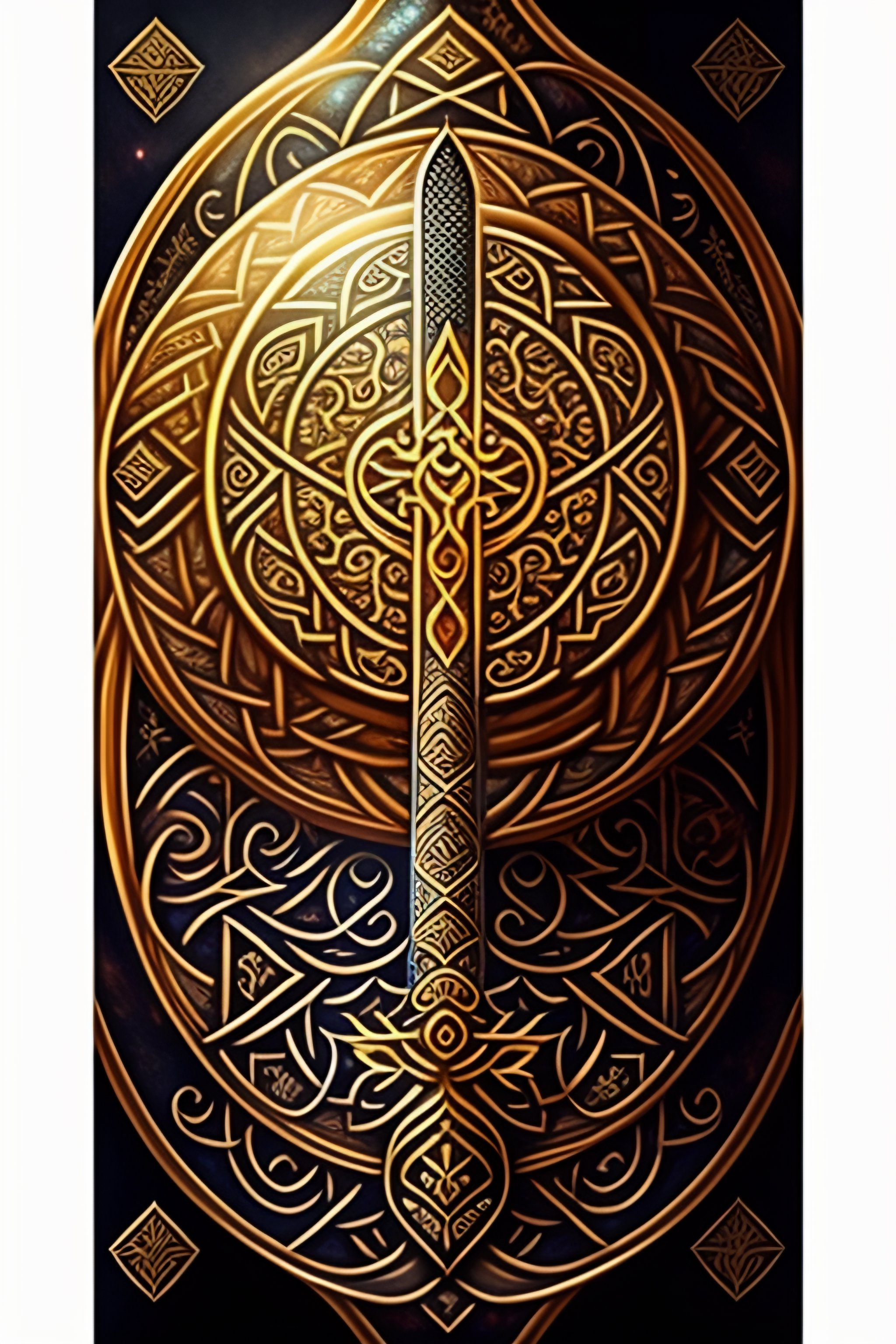 Lexica - Cool tattoo, maximum detail, magic, protection, warrior ...