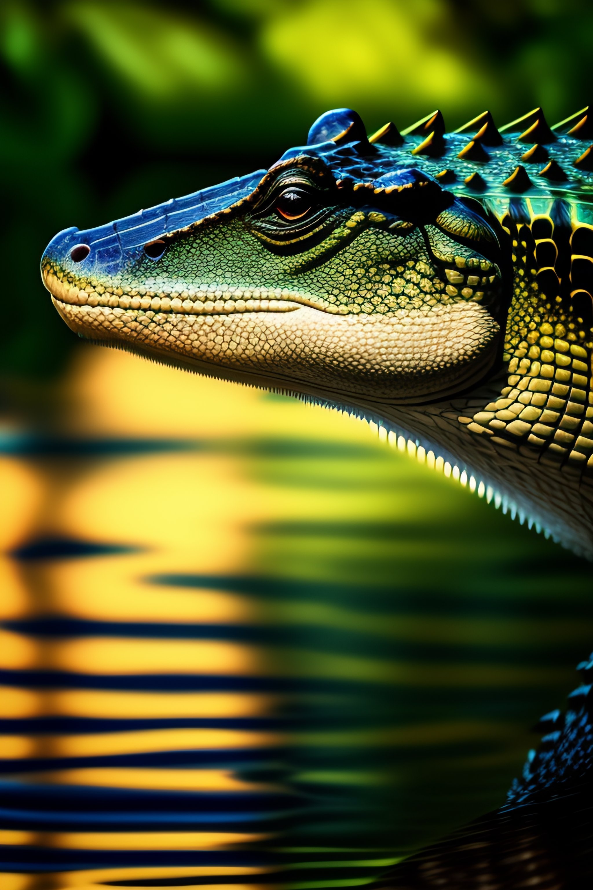 Lexica - Alligator, art by national geographic, nature show, 4 k