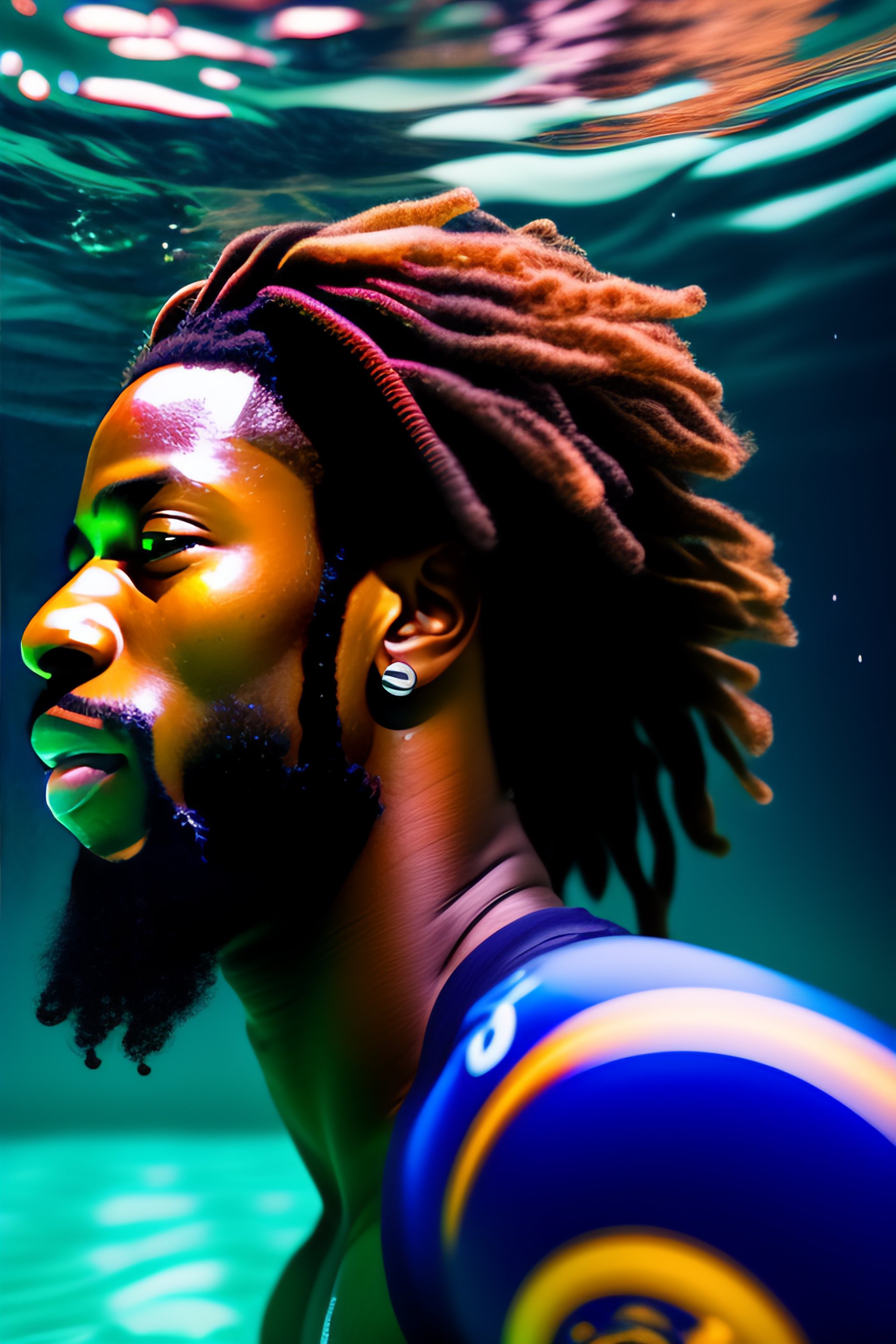 Lexica - Rastaman swimming, Gopro footage