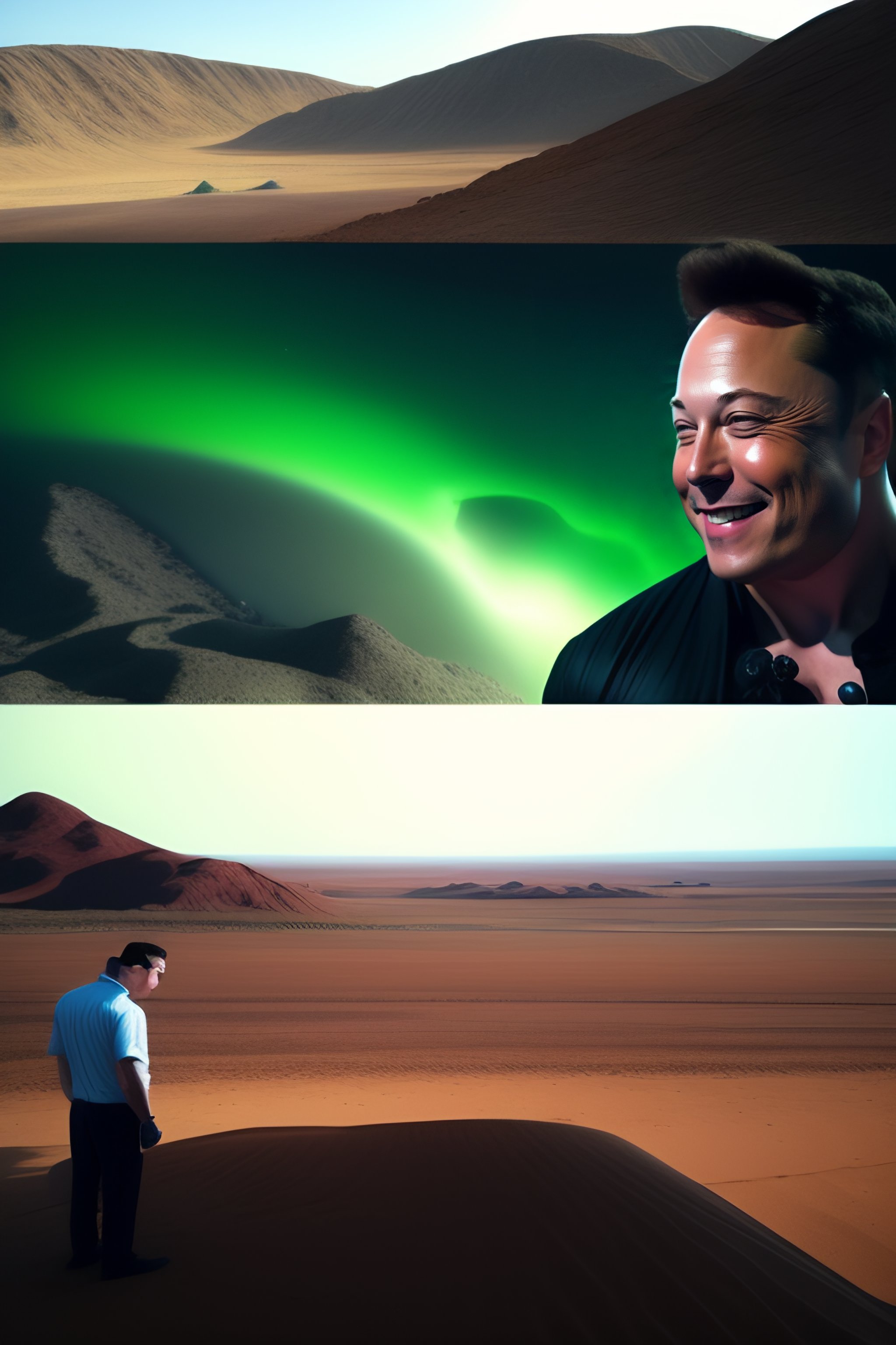 Lexica - Elon musk with hulk