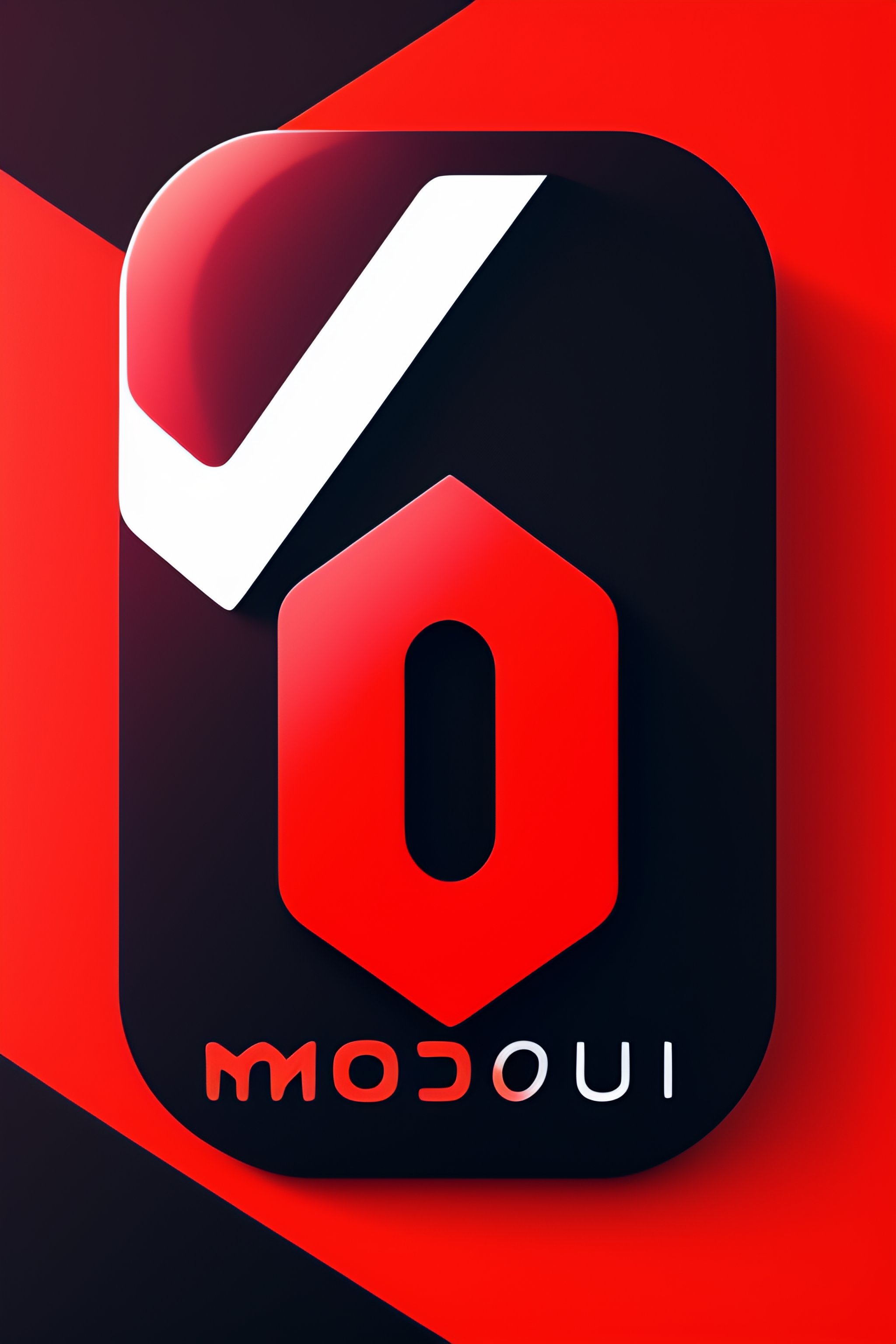 Lexica - Logo for a blockchain company named Modulus. Logo be red in ...