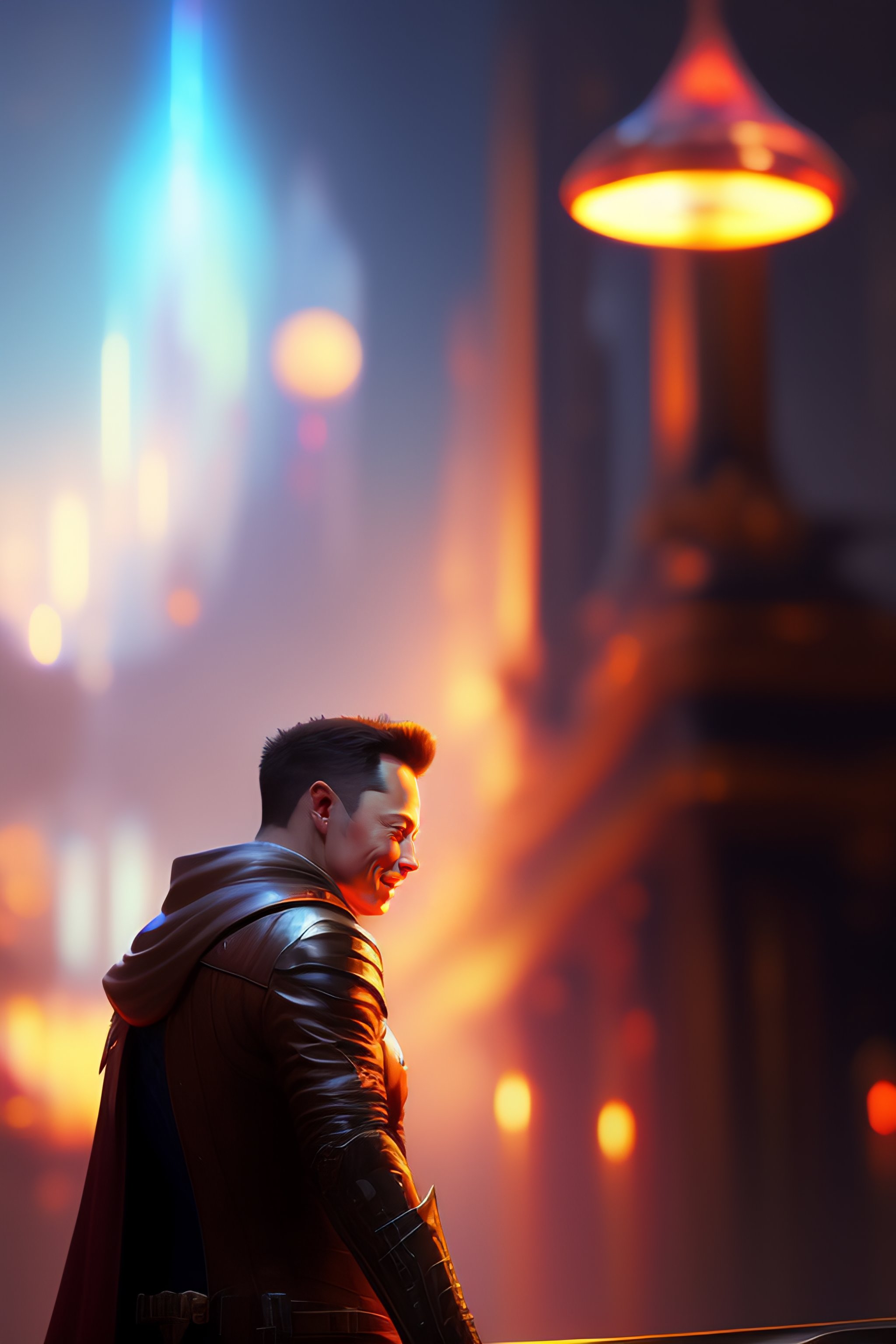 Lexica - Elon musk staring at the camera smirking and laughing, magic ...