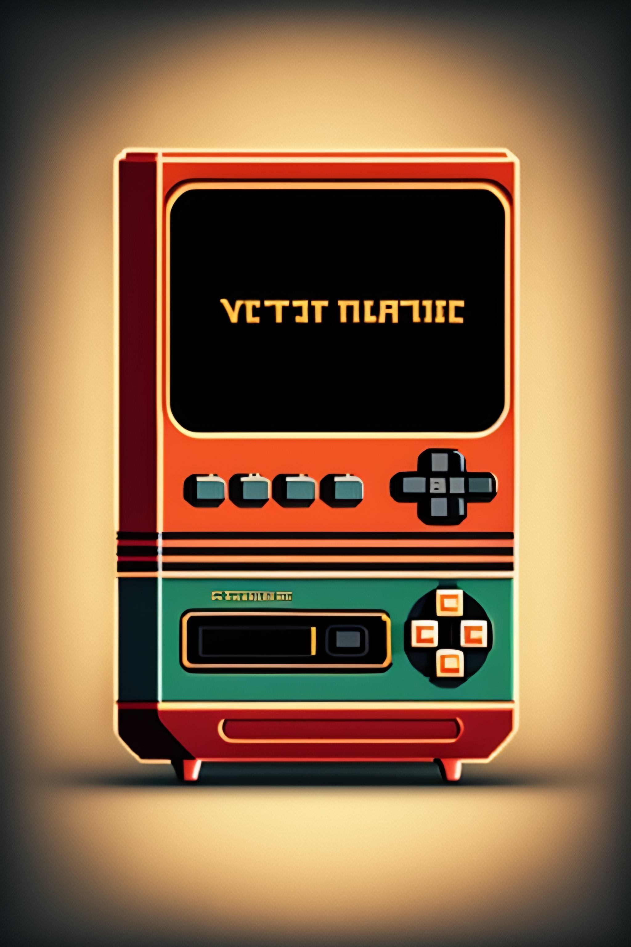Lexica - "Retro video game" with a graphic of a vintage video game ...