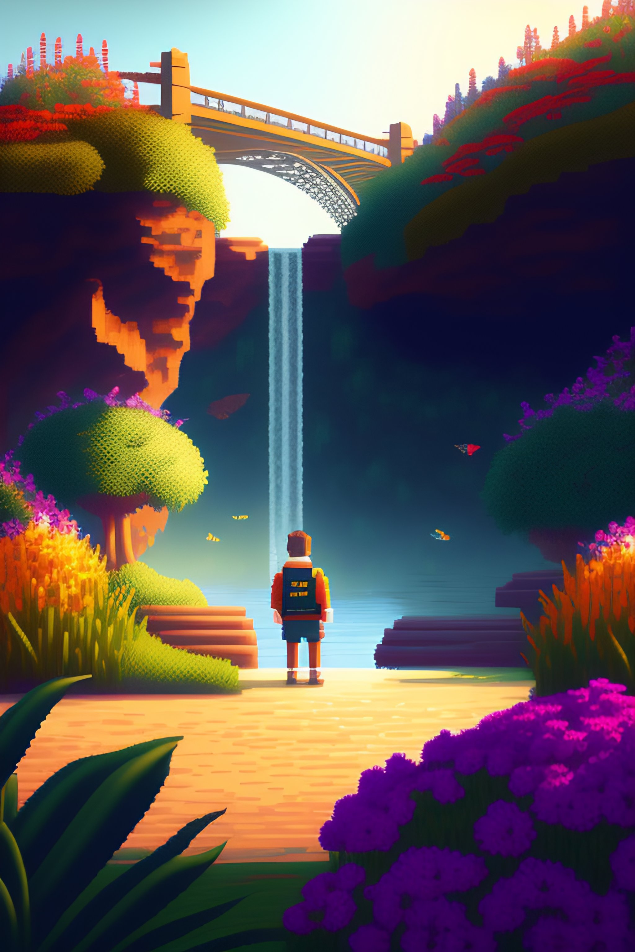 Lexica - Pixel art san francisco. 3d pixel art 4k wallpaper. incredible ...