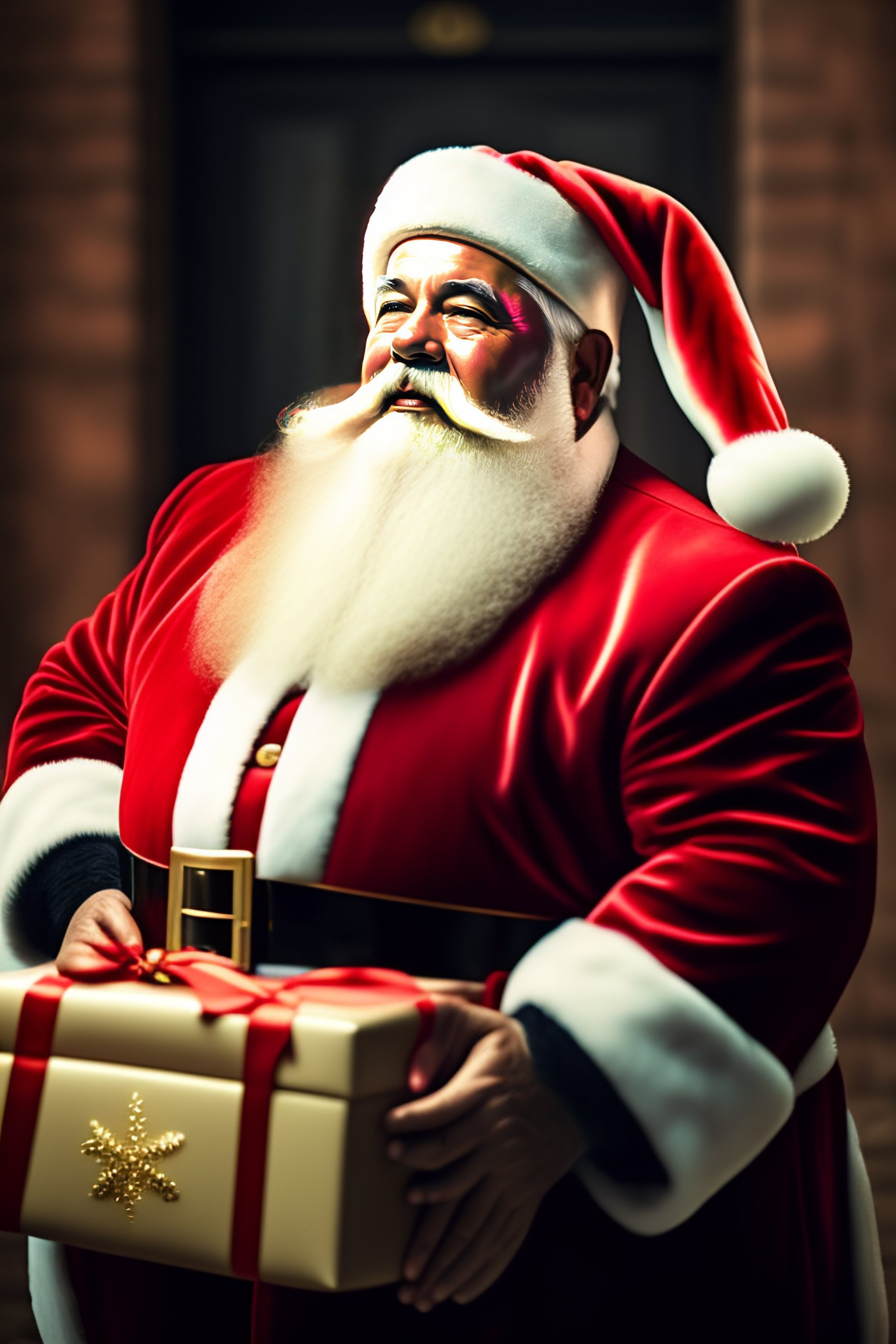 Lexica - Santa claus, jim flora style