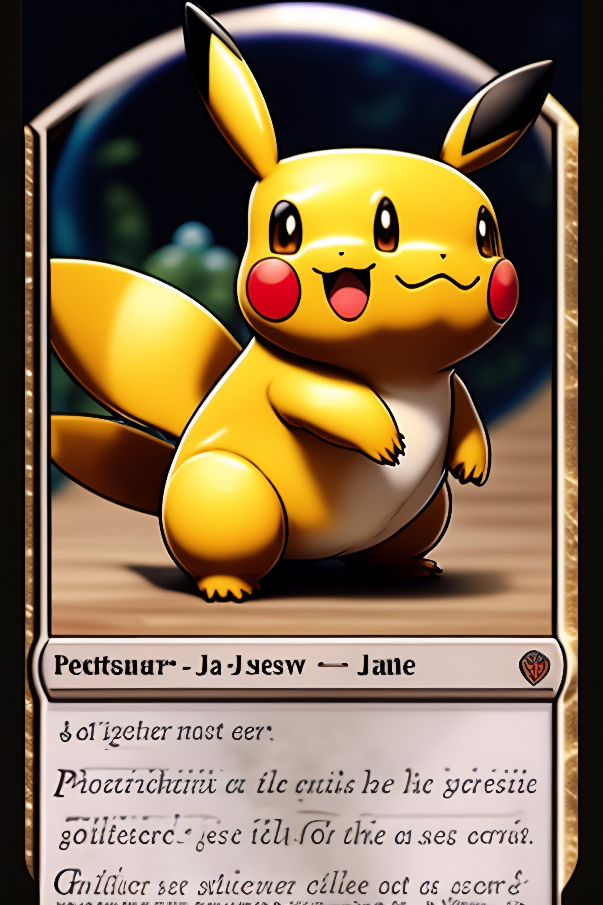 Lexica - Epic pokemon masterpiece card