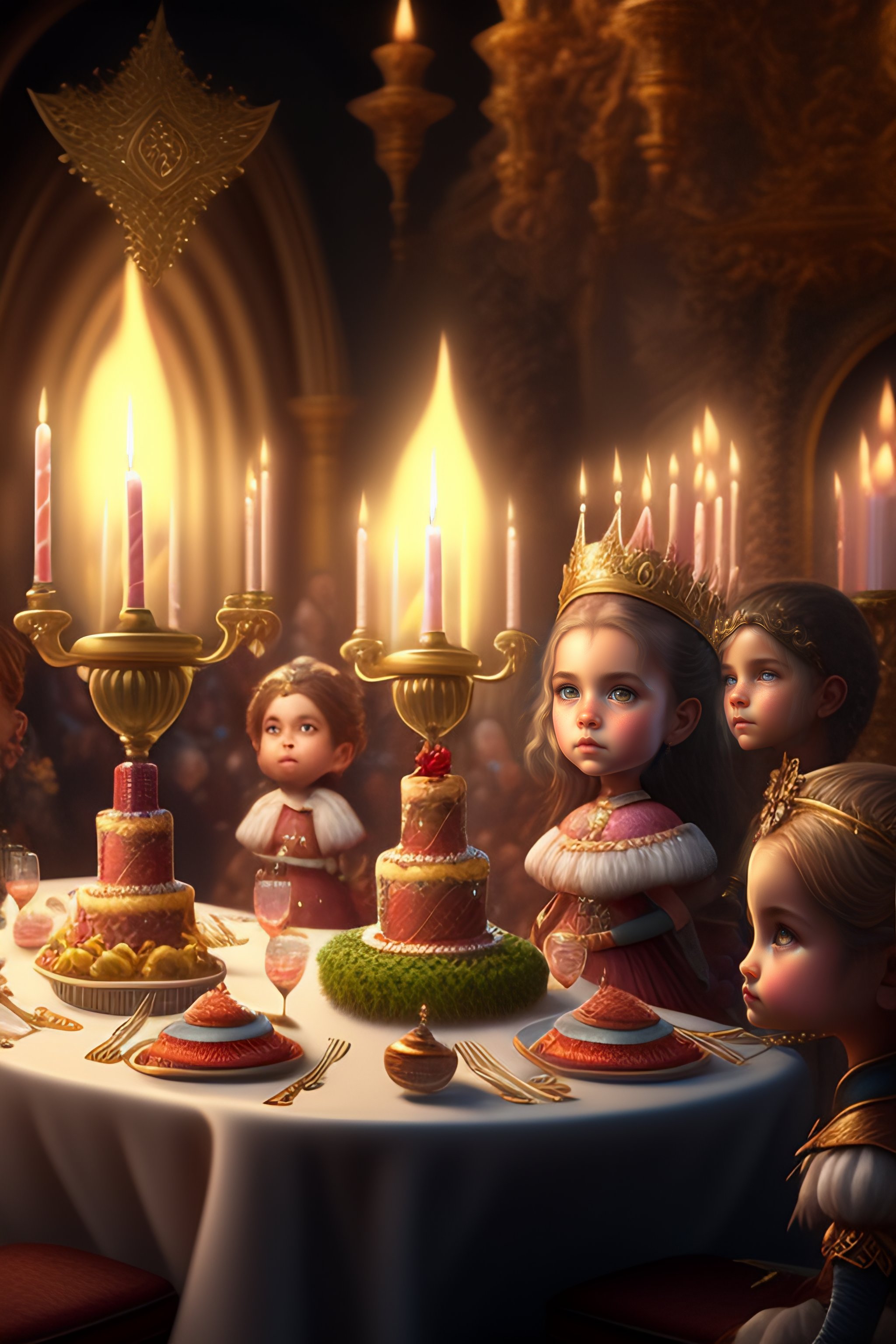 Lexica - Highly detailed group closeup portrait of fairiys having a ...