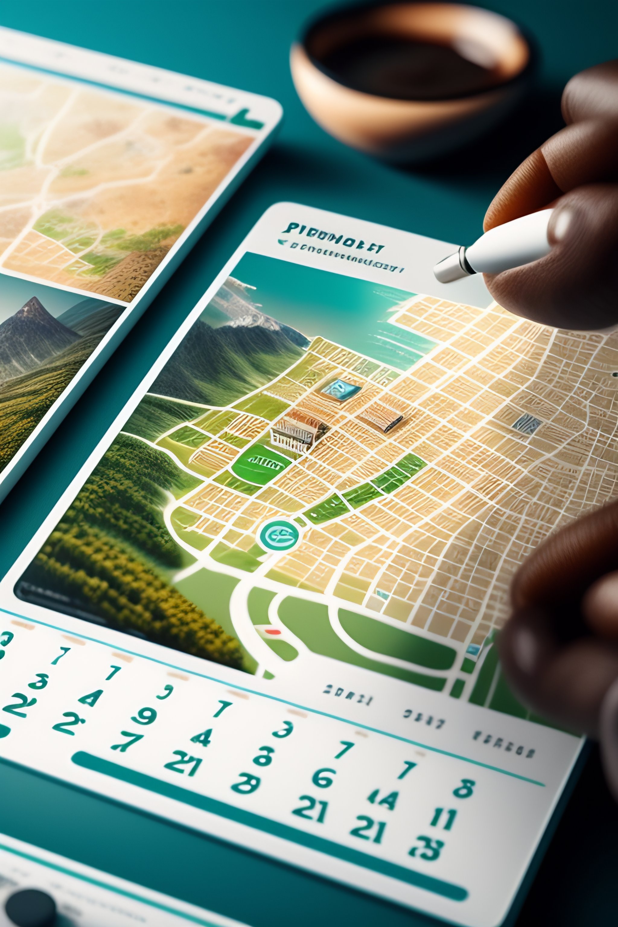 Lexica - Super realistic calendar design with the primary design ...