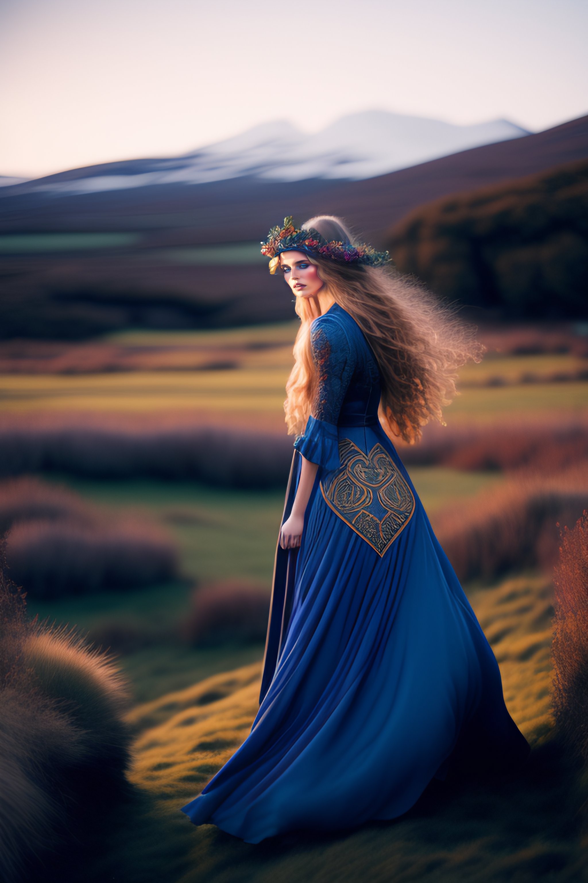 Celtic Dress Blue