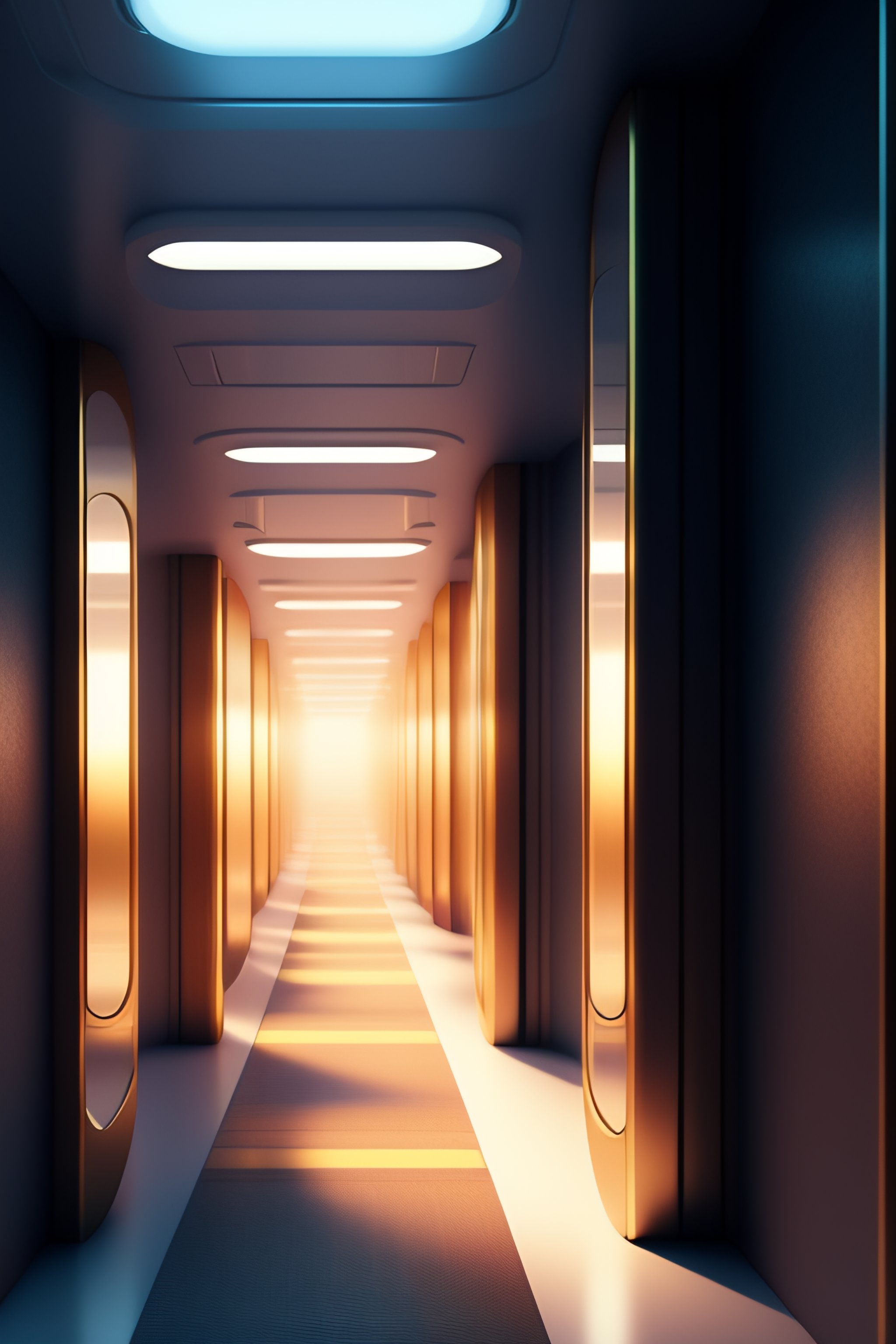 Futuristic Hallway