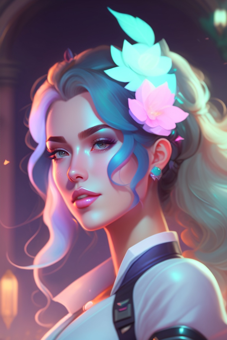 Lexica - Valorant, Reyna, Pastel Colors