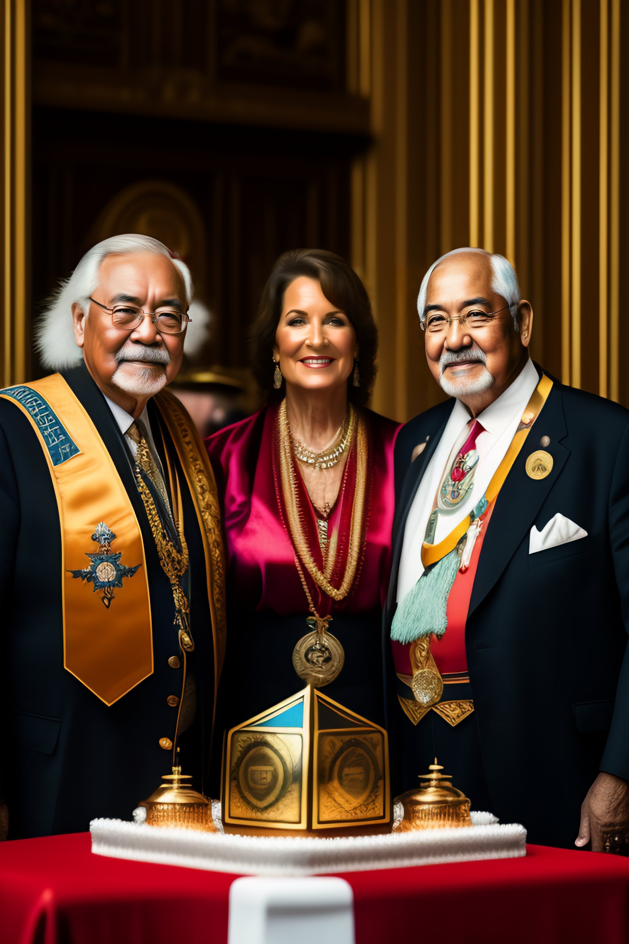 Lexica - Portrait of masonic reunion