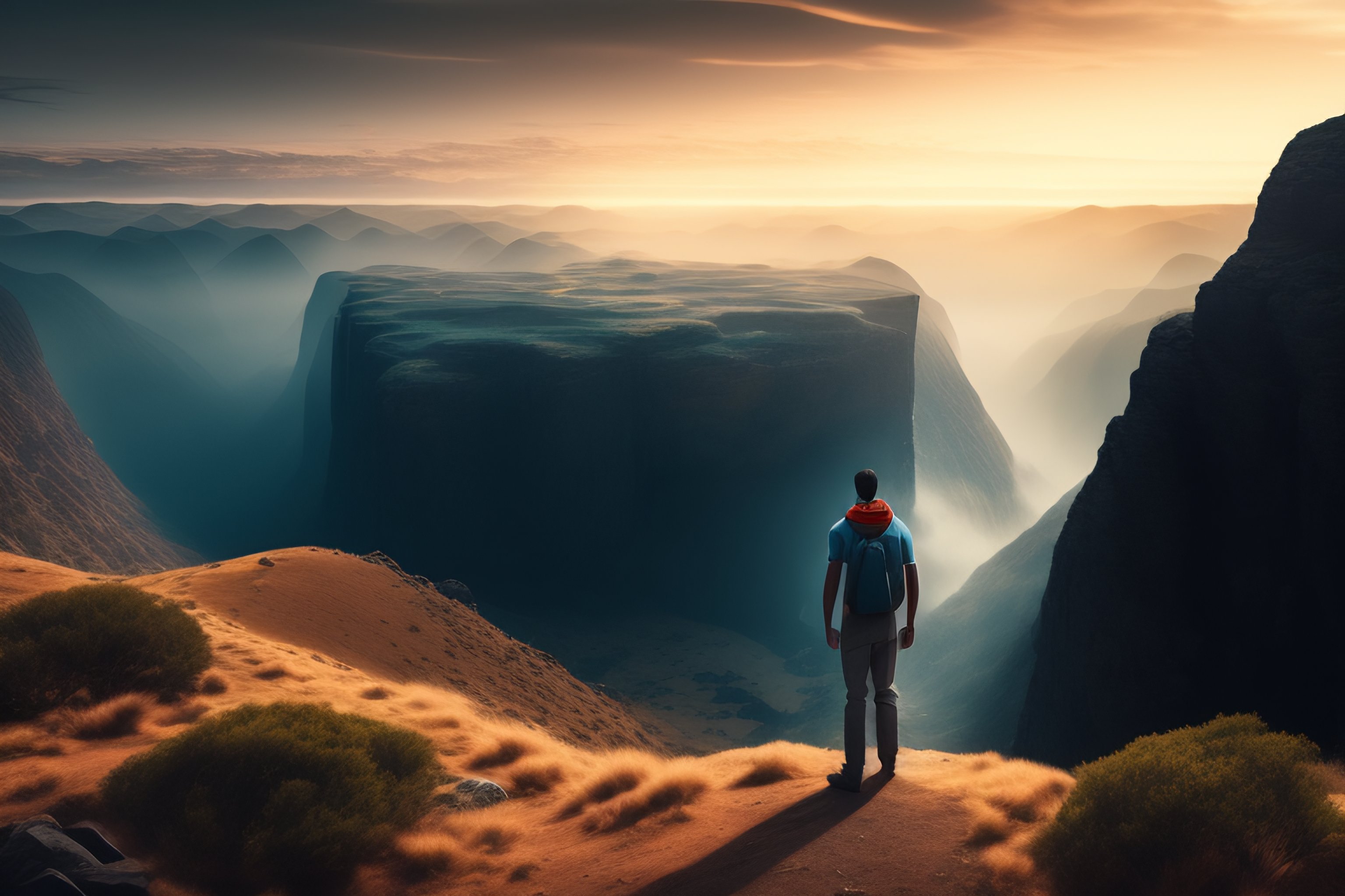 Lexica - A man rejecting the world