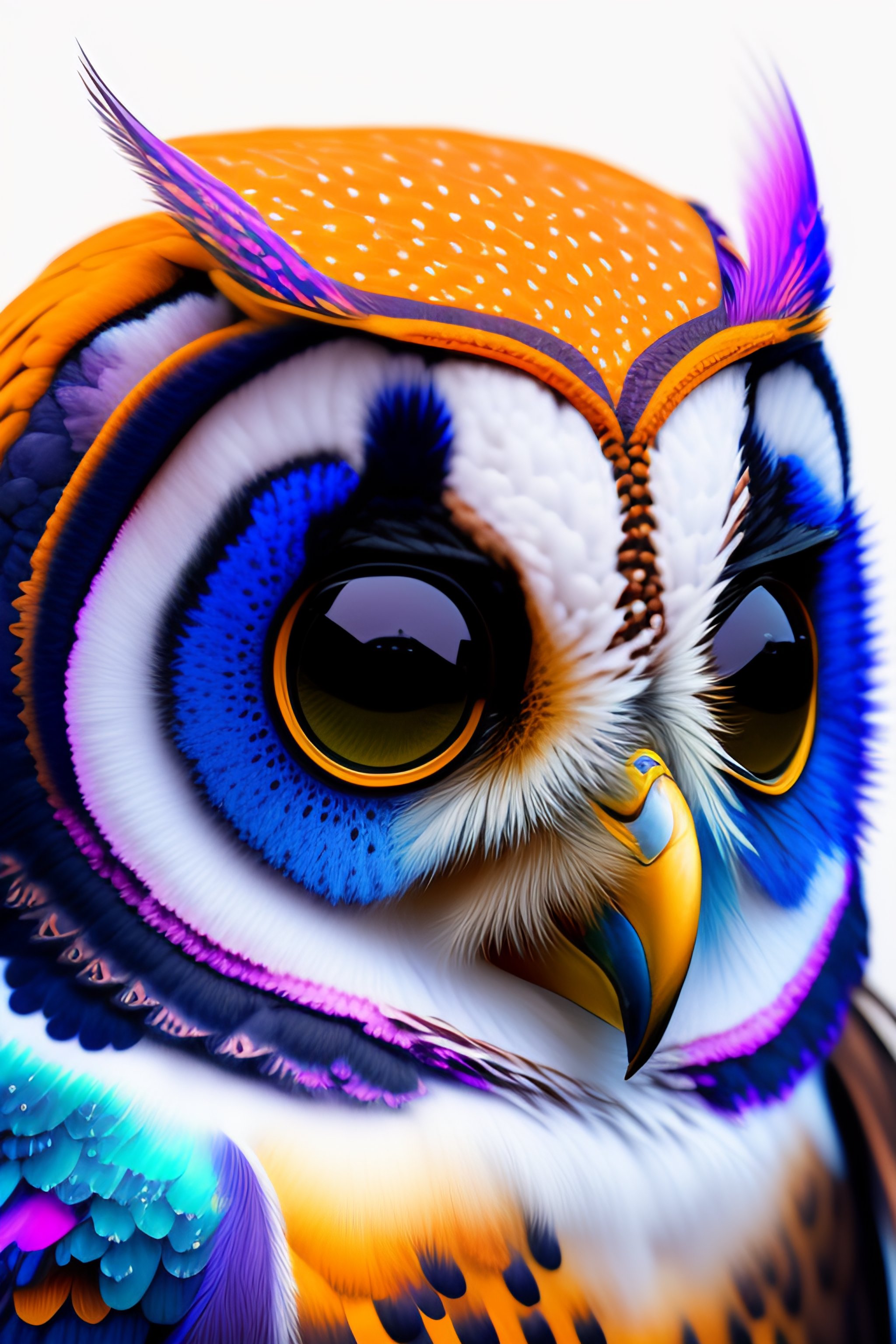 Lexica - Cute Owl face, watercolor, sharp focus, 8 k details, white ...