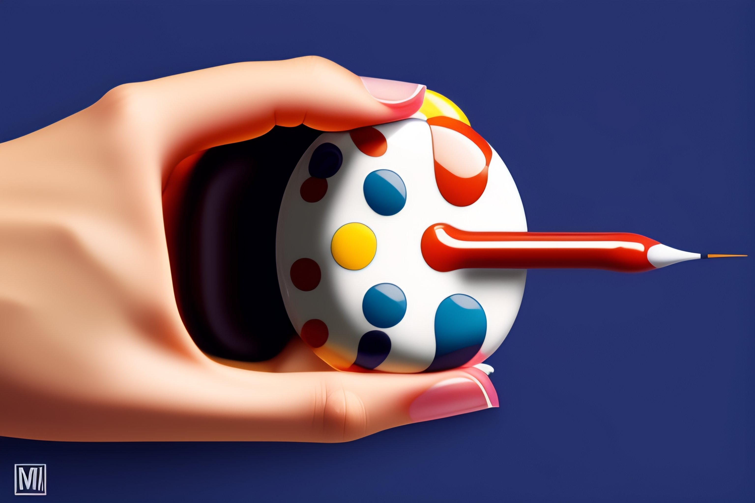 Lexica - Digital painting of a cats paw giving a thumbs down, ultra ...