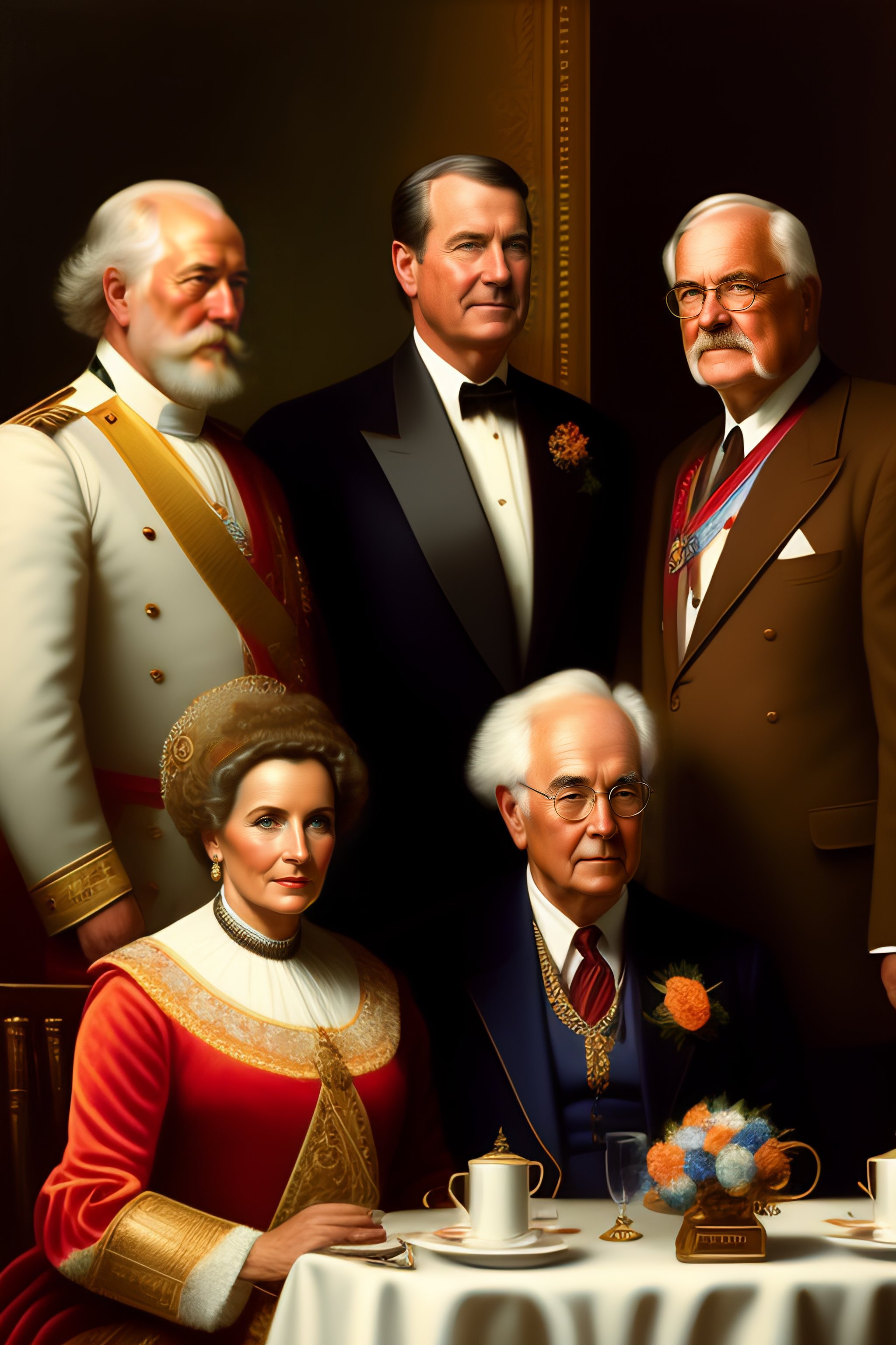 Lexica - Portrait of masonic reunion