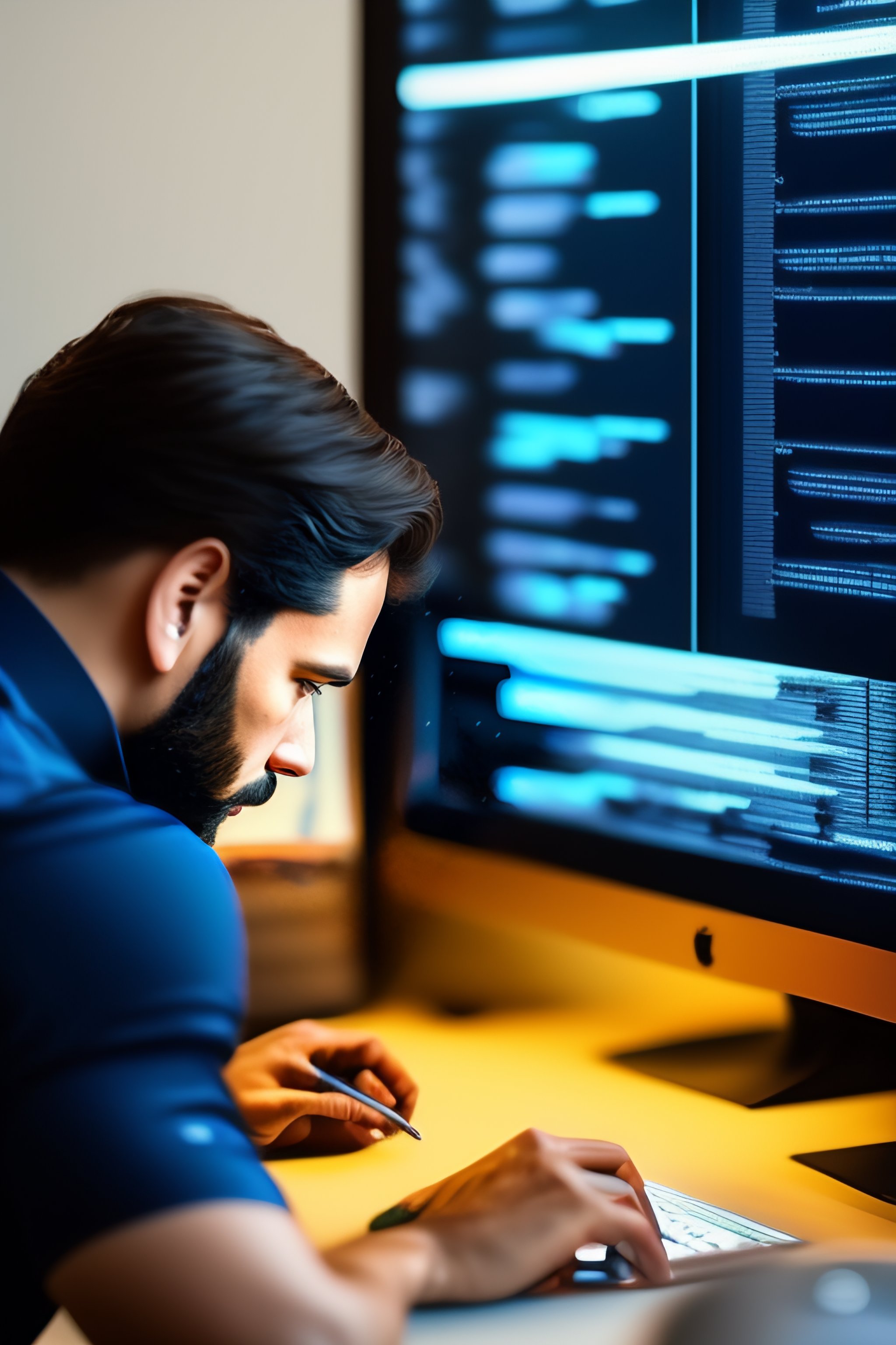 Lexica - Software developer writing code