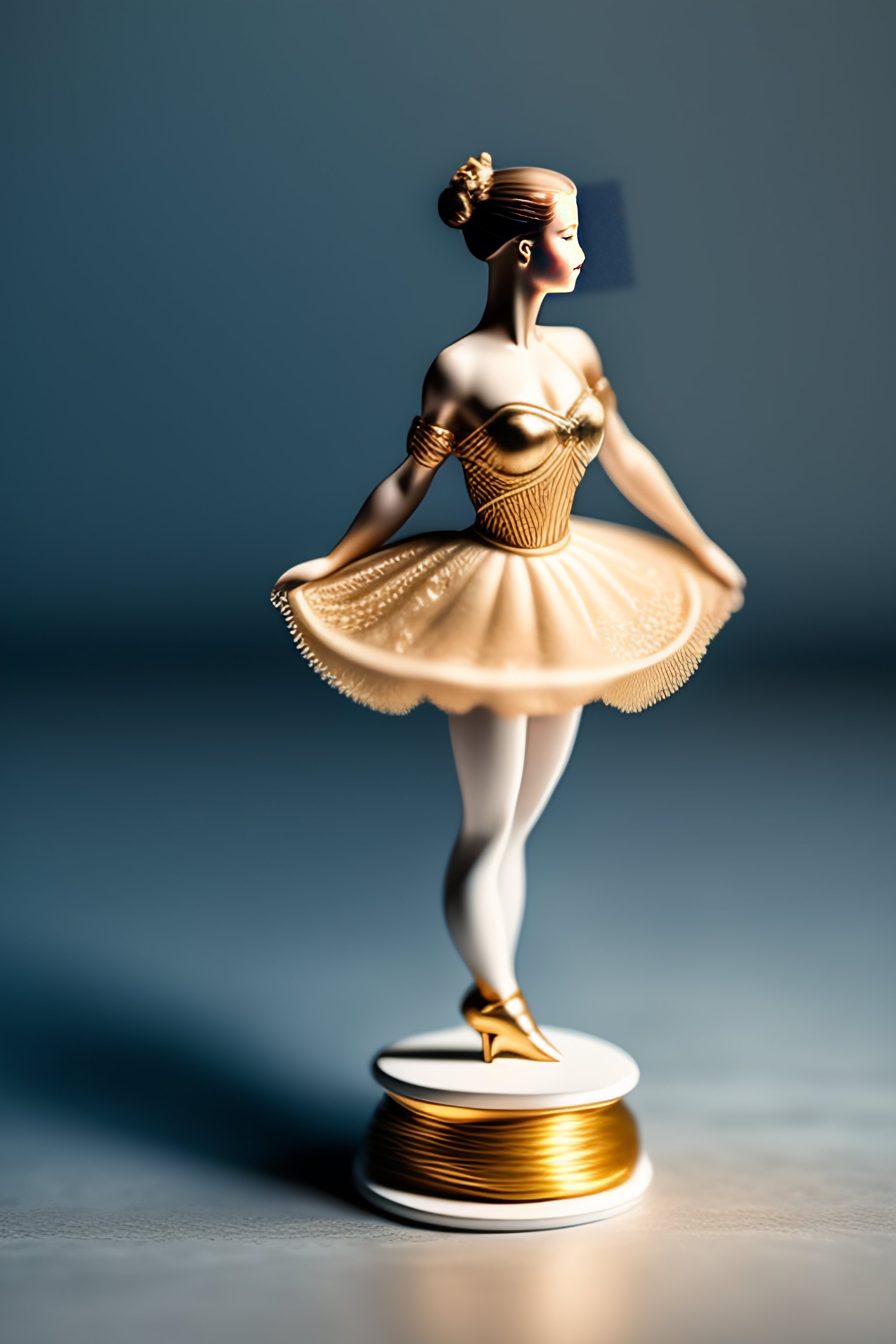 Lexica - A figure of a ballerina made of rope