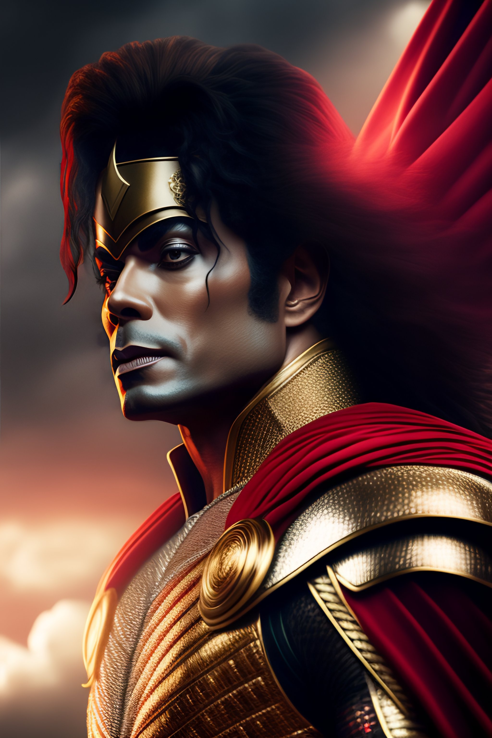 Lexica - Michael jackson as thor, 4 k, high detailed style, detailed ...