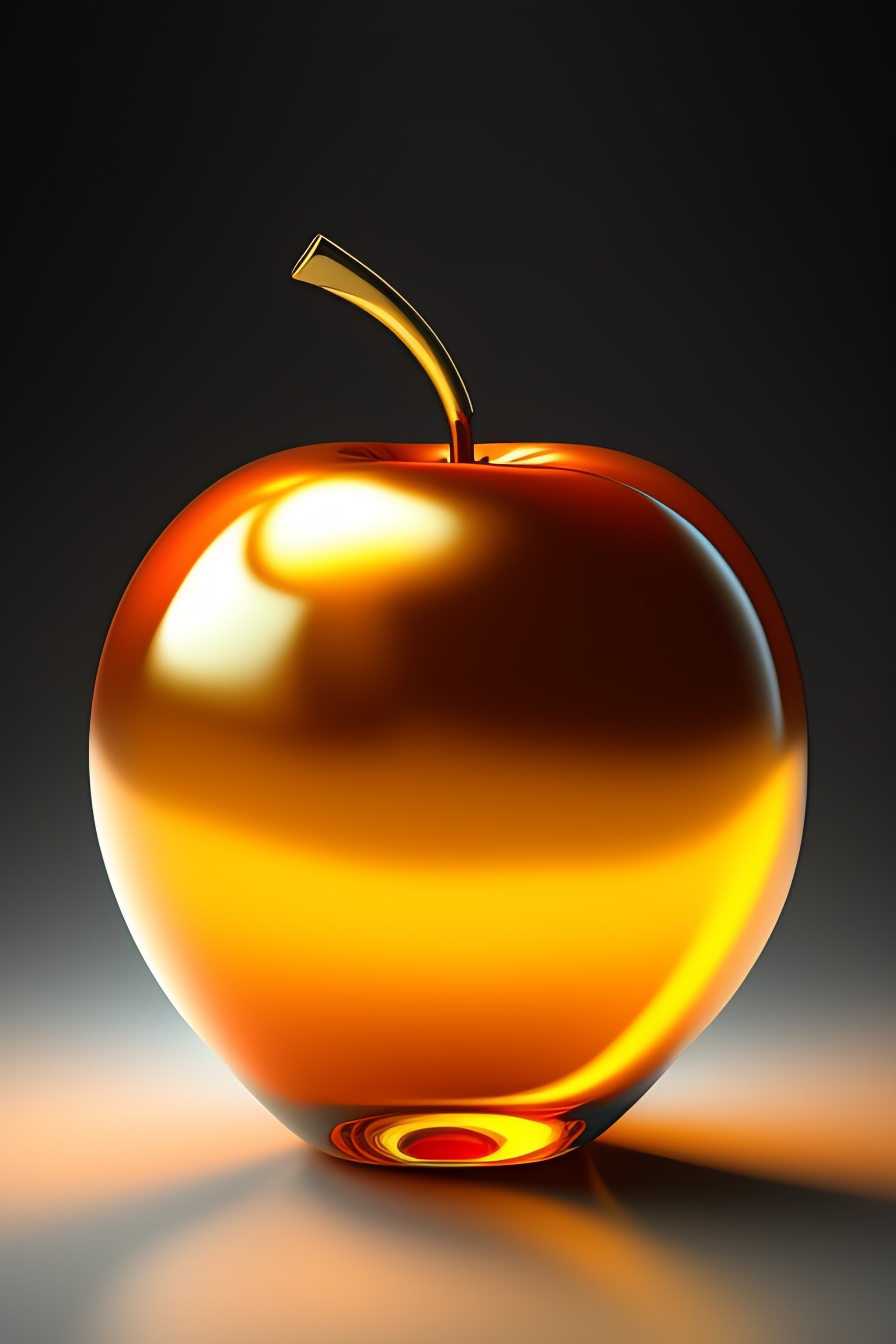 Gold Apple Wallpaper Hd