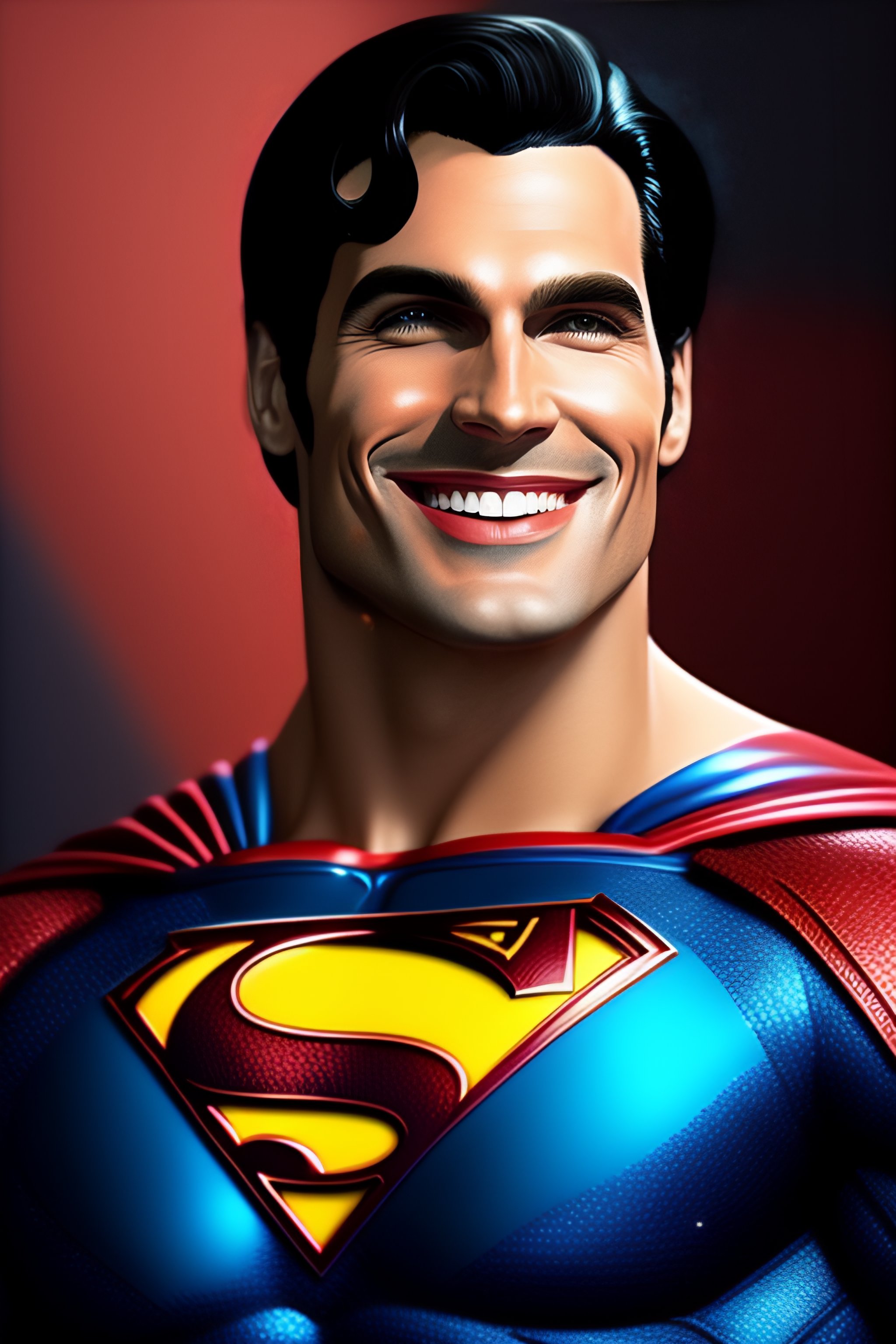 Superman Smiling