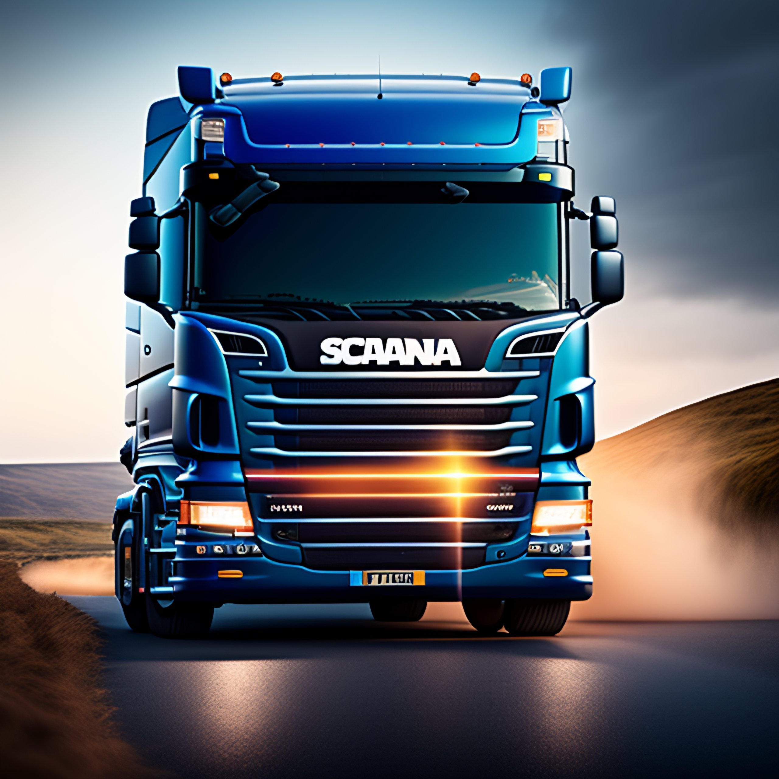 Lexica - Scania R770,shiny colors,photorealsitic,3d