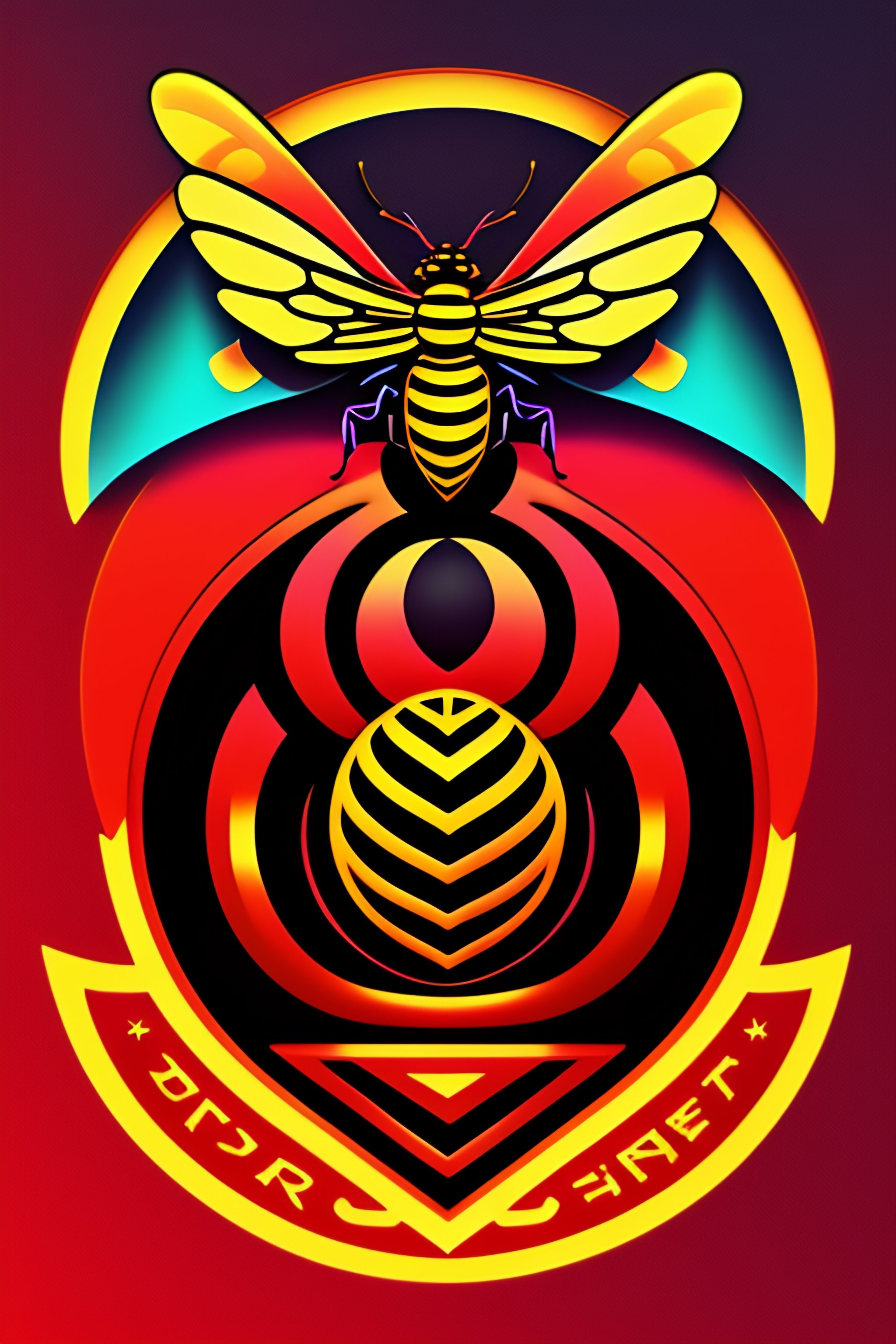 Lexica - Wasp, red heart, purposeful, collected, energetic, conscious ...