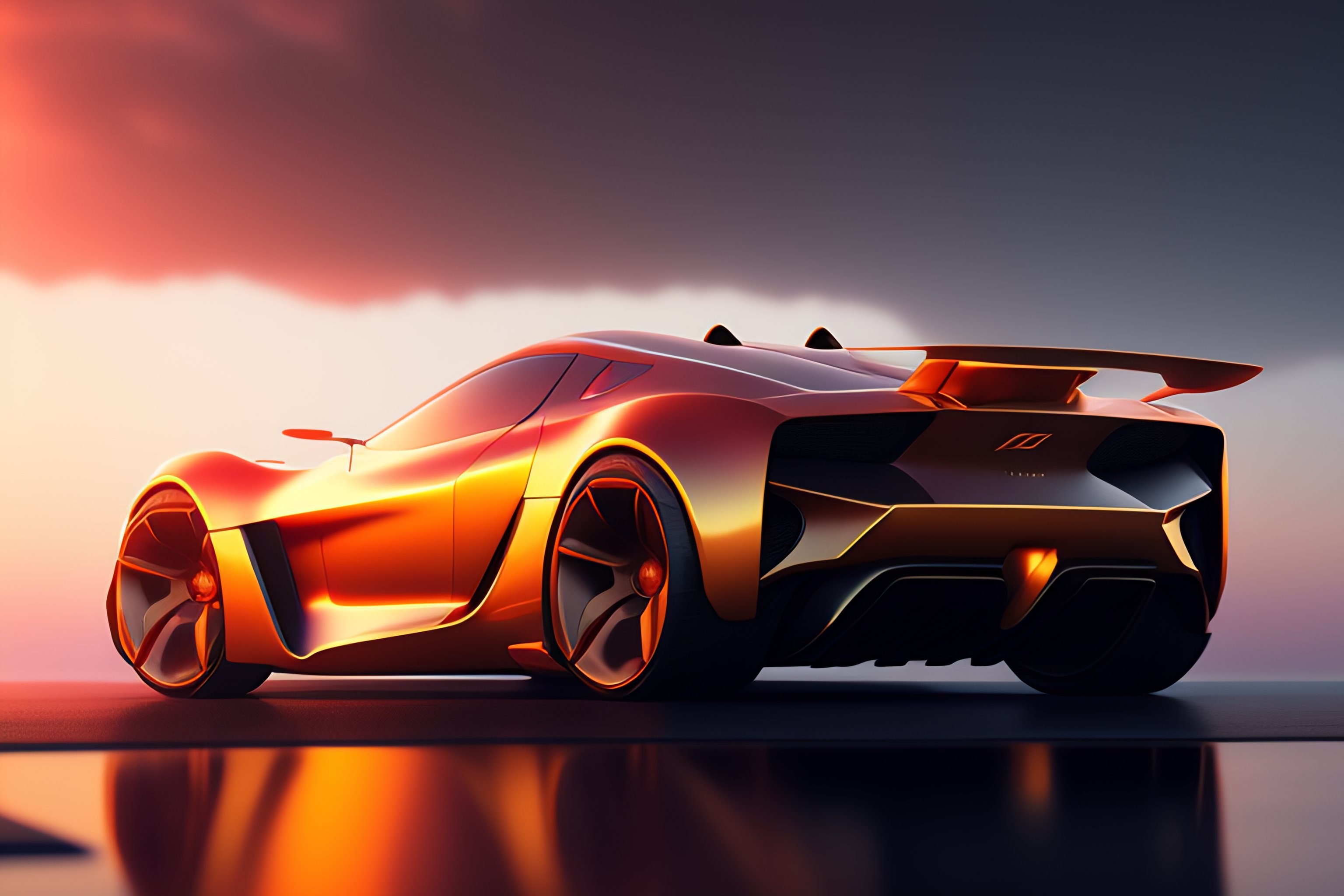 Lexica - Erfect futuristic sports car, concept art by Greg Rutkowski ...