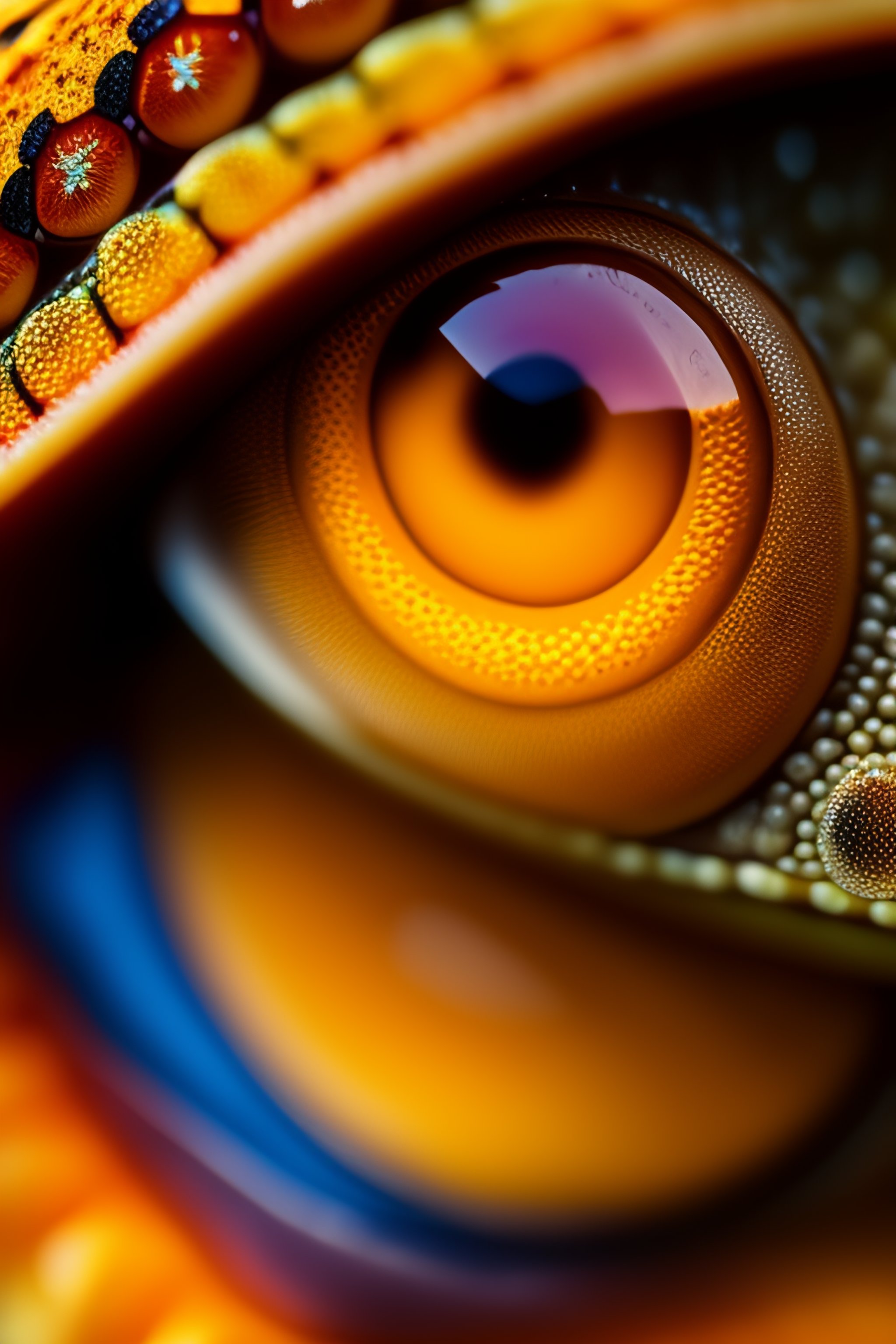 Lexica - Gecko foot detail scale macro cells skin eyes complex ...