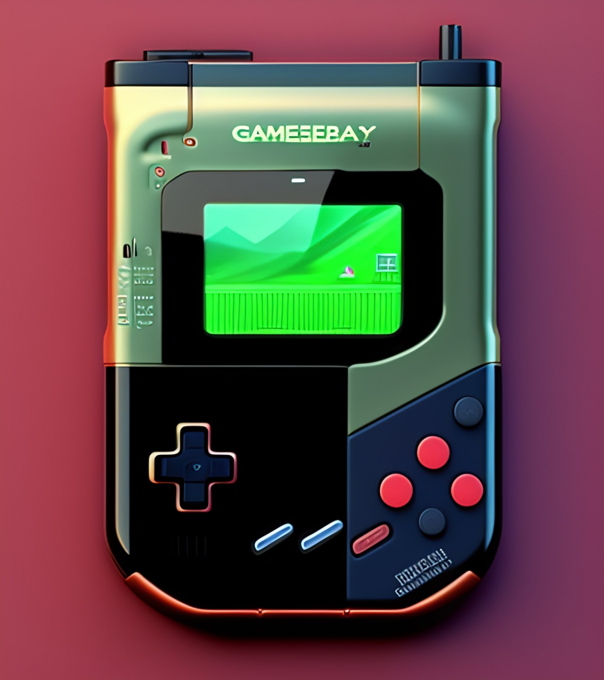 Lexica - Gameboy capsule concept art