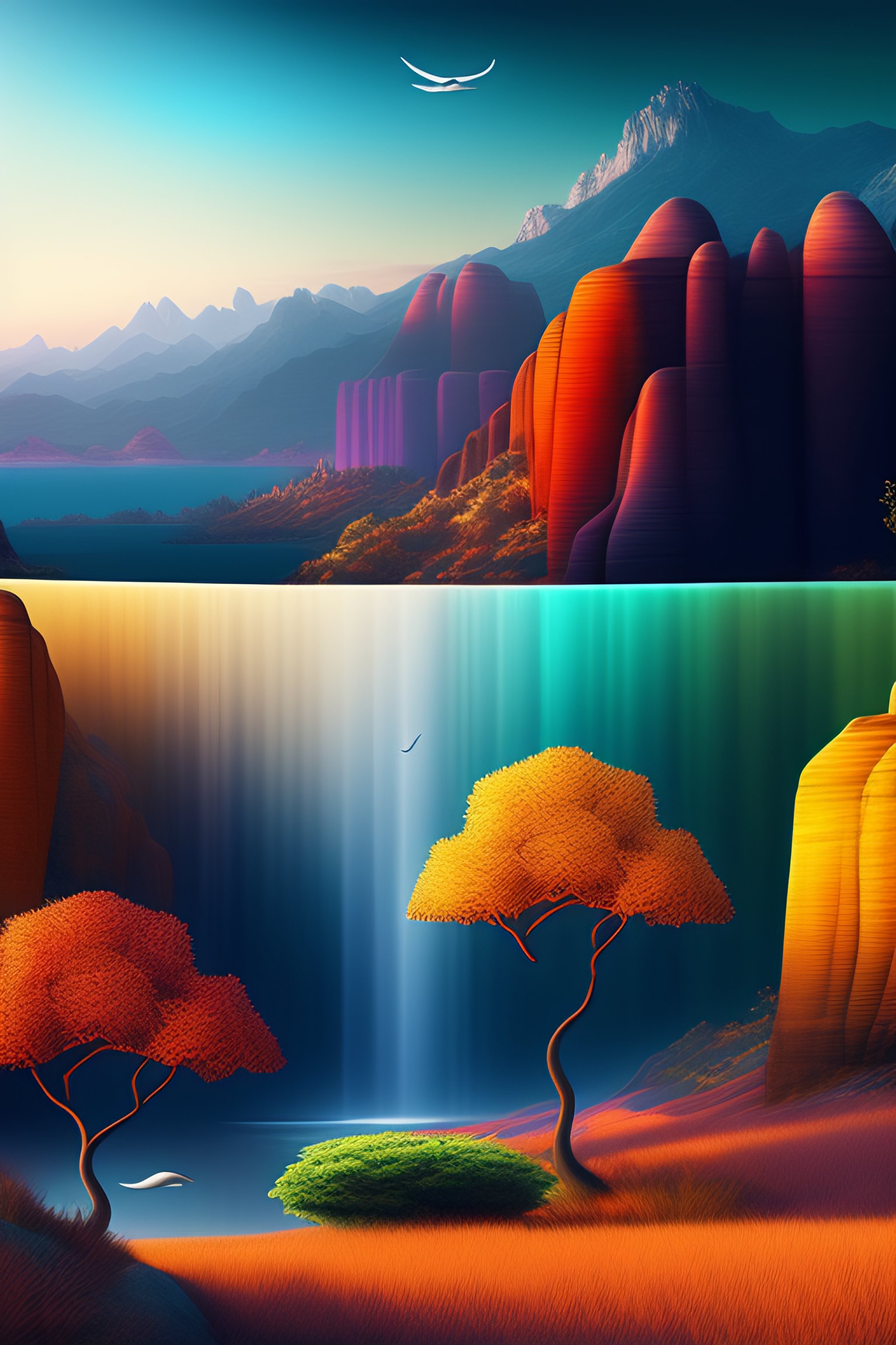 Lexica - Special moments from nature, peaceful, interesting, futuristic ...
