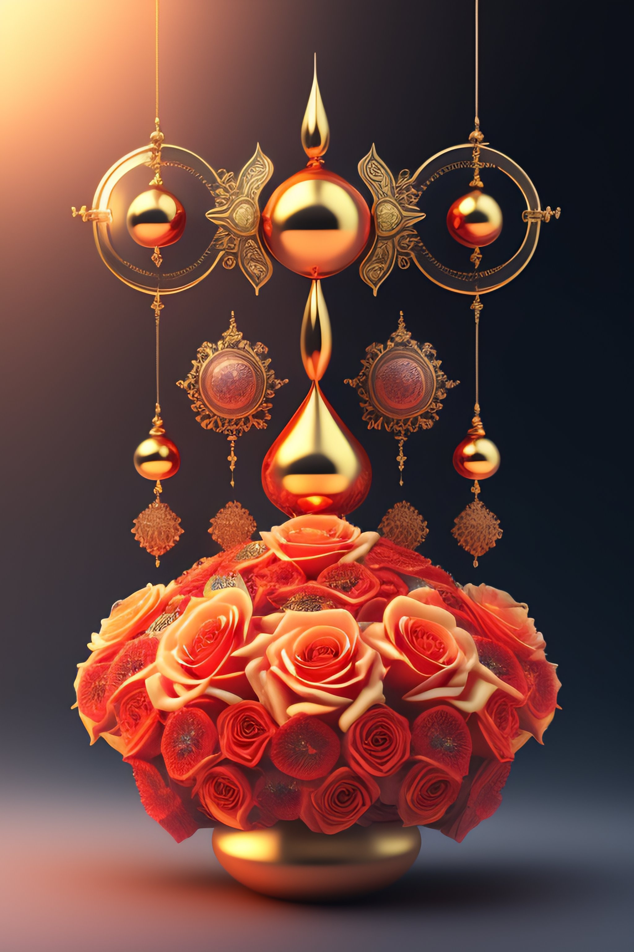 Lexica - Libra zodiac visualization, sun, roses, hyper detailed, ultra ...
