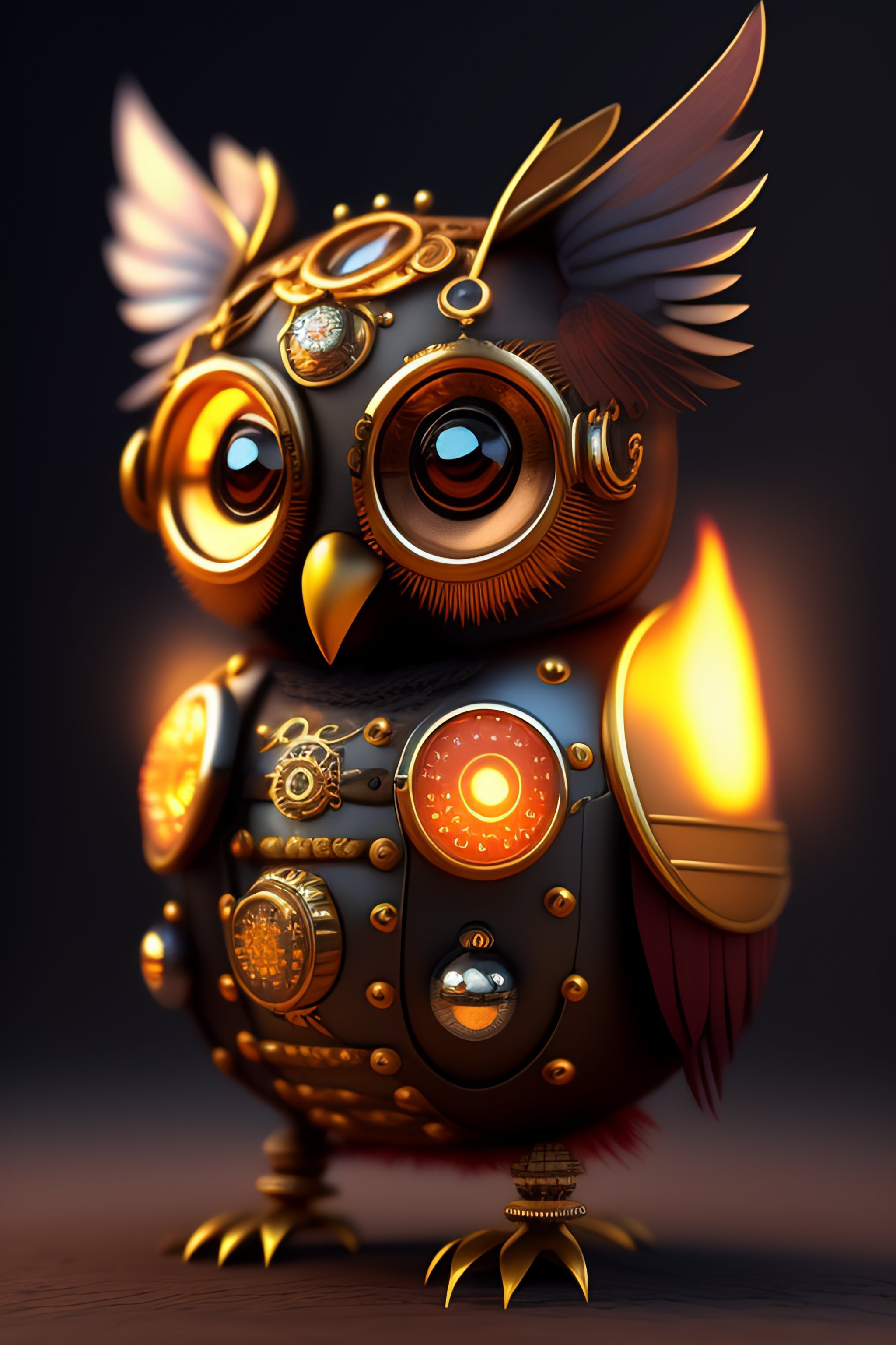 Lexica - A cute adorable portrait of a rusty and dirty steampunk ...