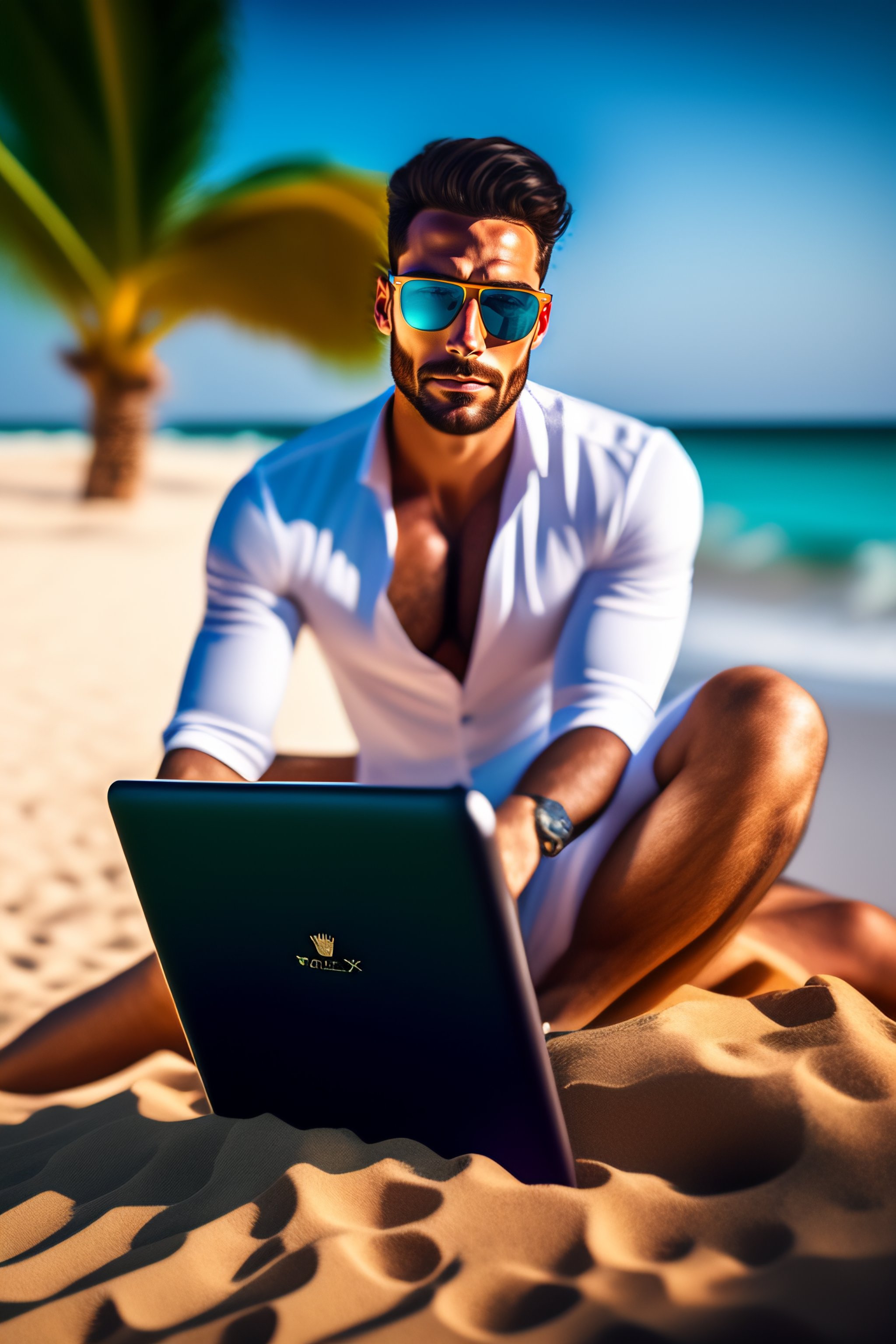 Lexica - Hyper realistic 8k photo of a business guy with an iPad Pro ...