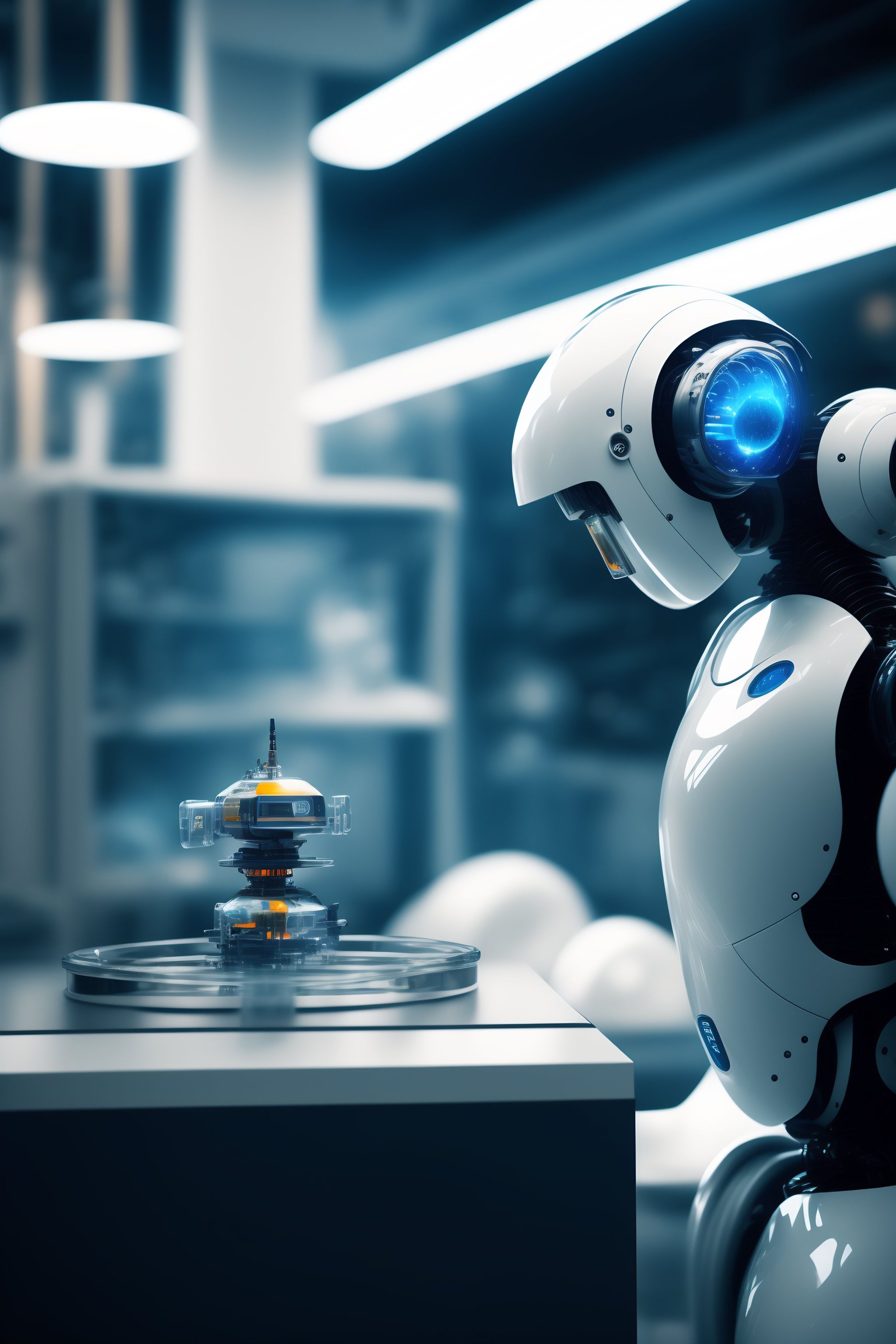 Lexica - Robots working in lab