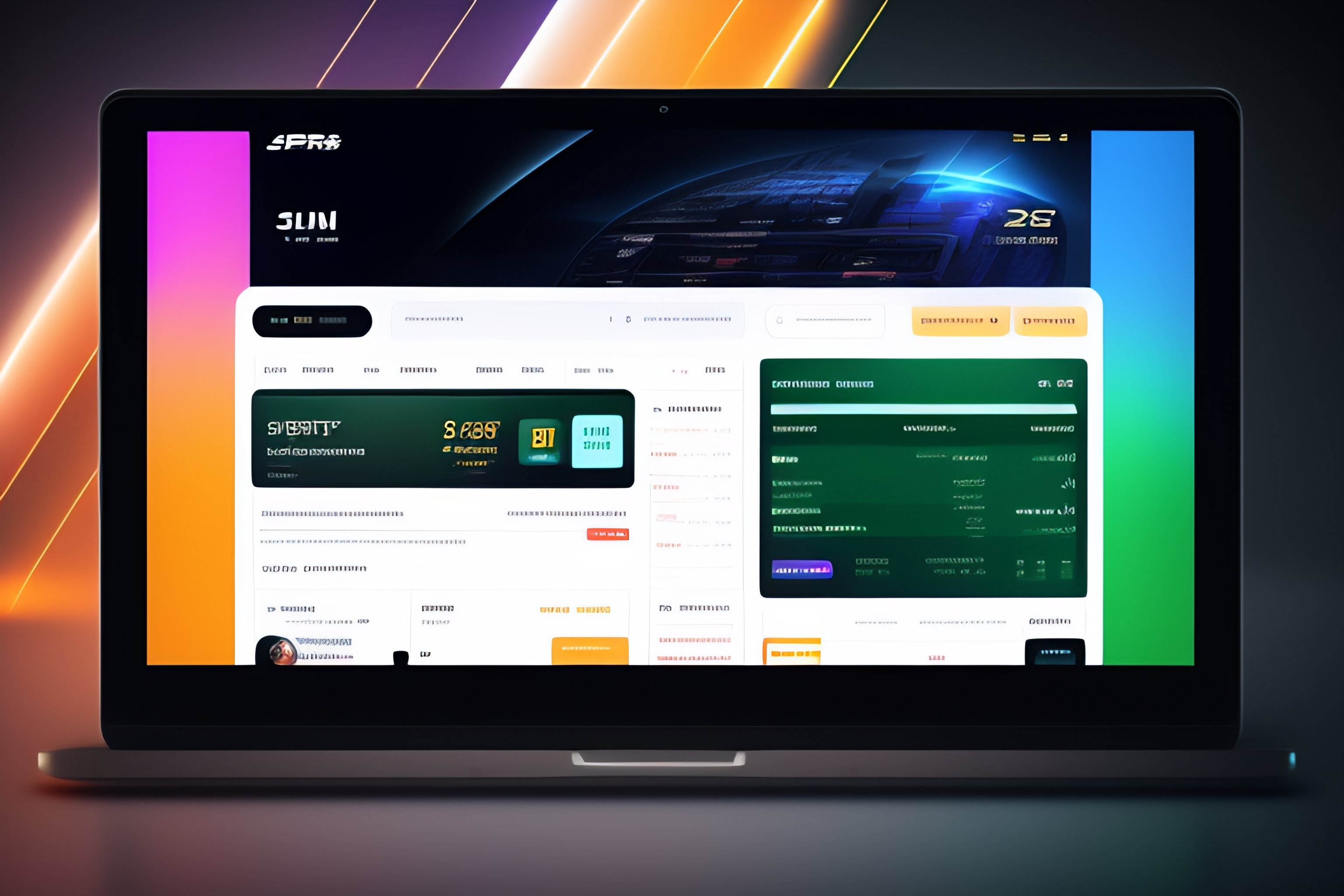 Lexica - Cybersports ladder page UI/UX, aesthetically pleasing design, dark mode